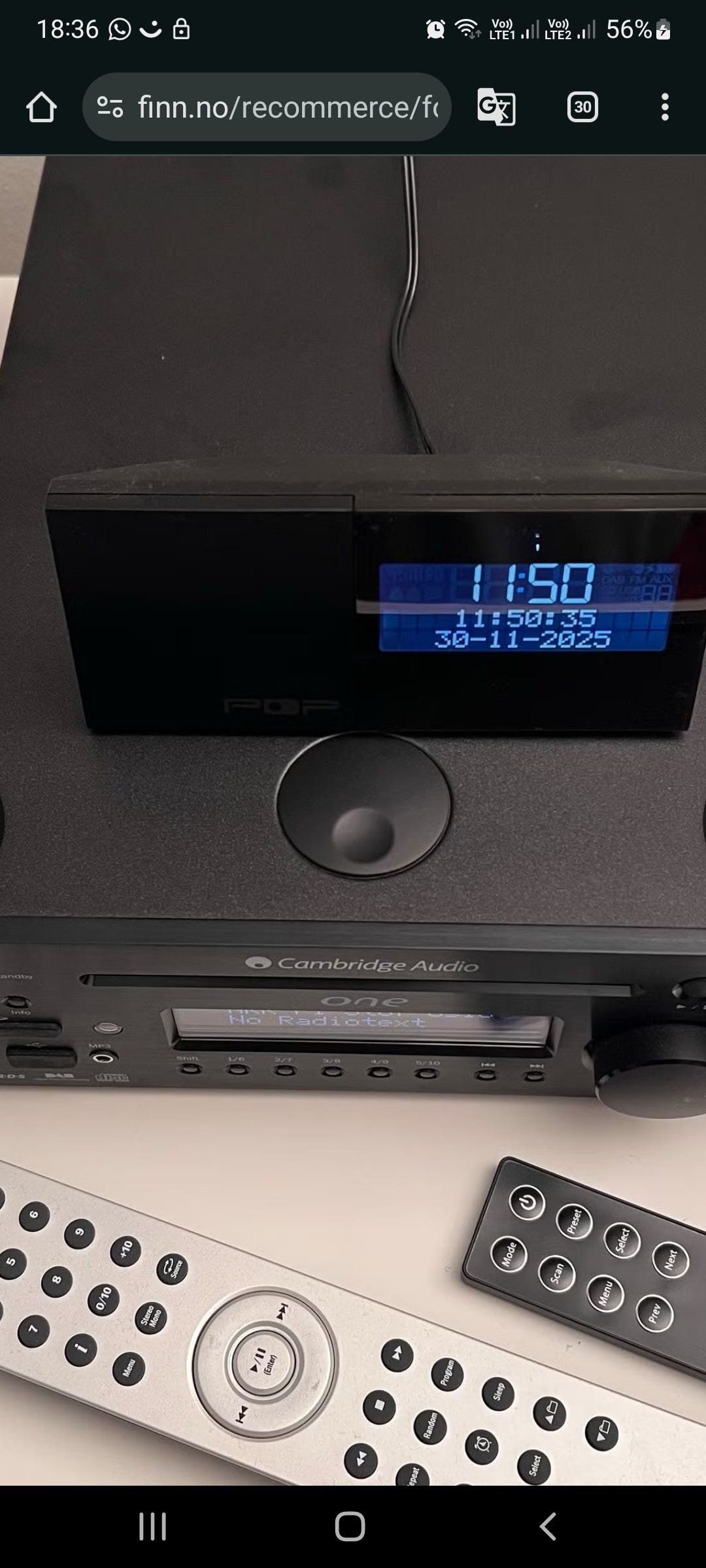 Cambridge Audio One + Pop Adapter | FINN-torget