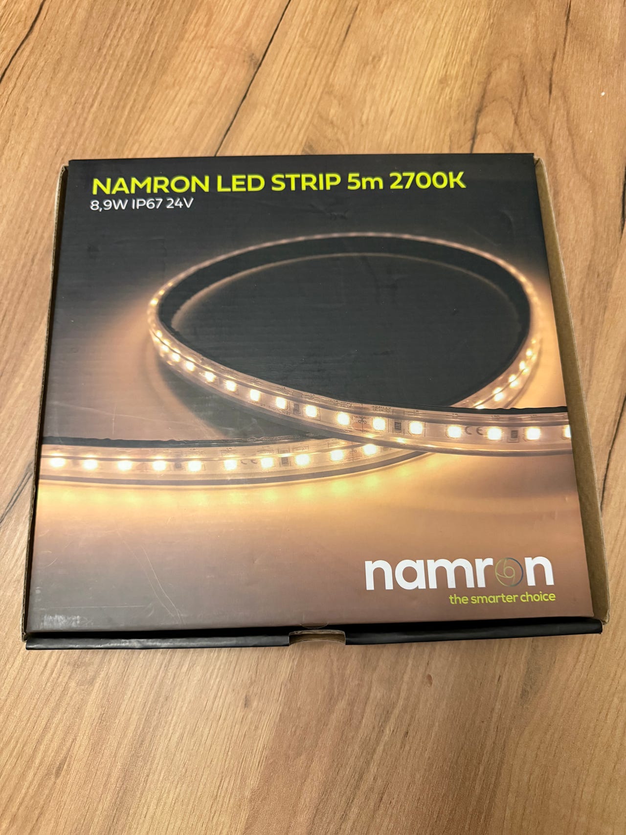 Namron LED strip 5m 2700K 8,9W IP67 24V | FINN-torget