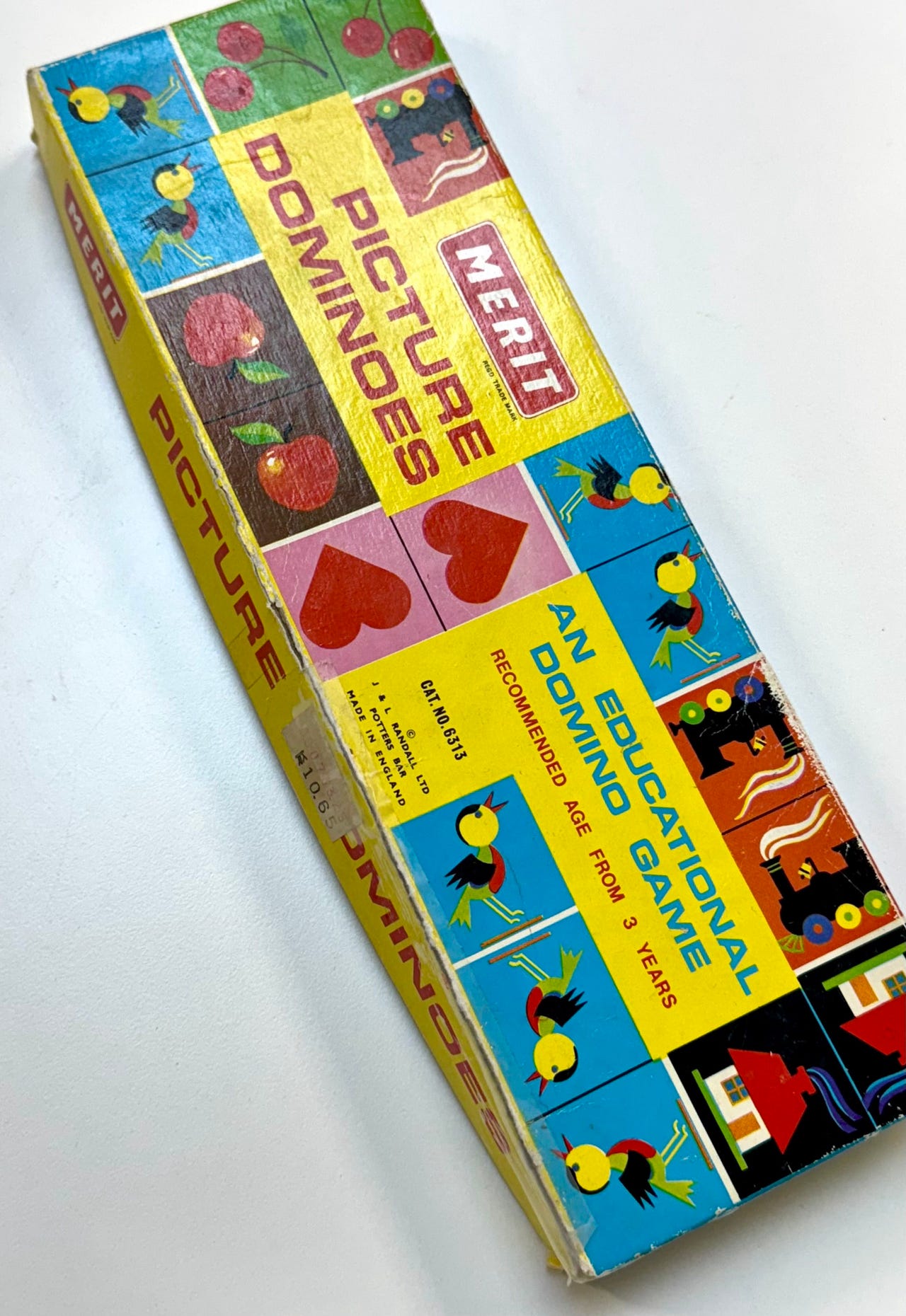 Vintage Merit Picture Dominoes brettspill | FINN-torget