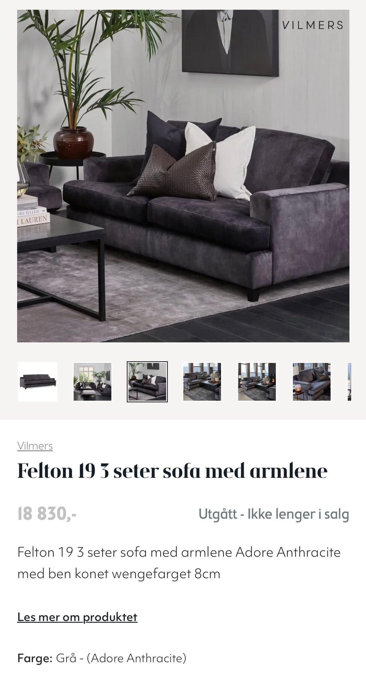 Felton sofa 3+2,5 seter | FINN-torget