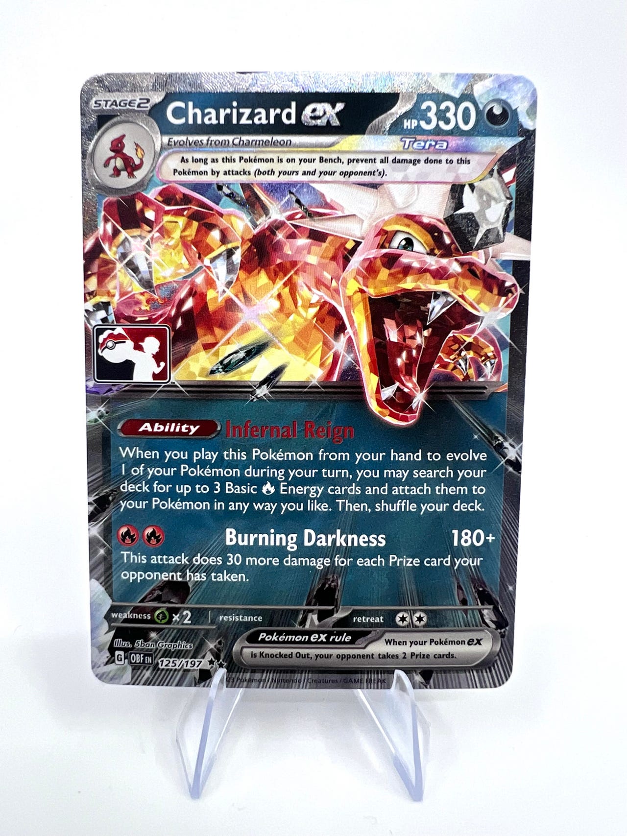 125/197 Charizard ex (Prize pack) | FINN-torget