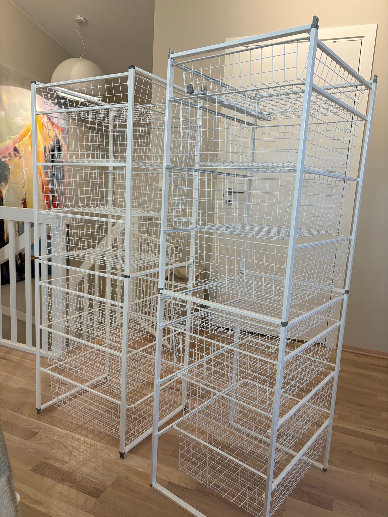 4 stk Elfa kurvsett basic 74/45, hvit | FINN-torget