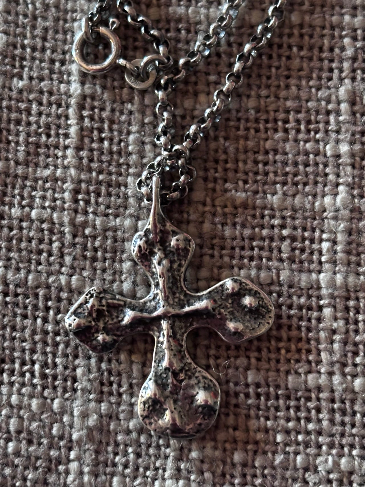 David-Andersen sølv kjede med kors anheng unisex | FINN-torget