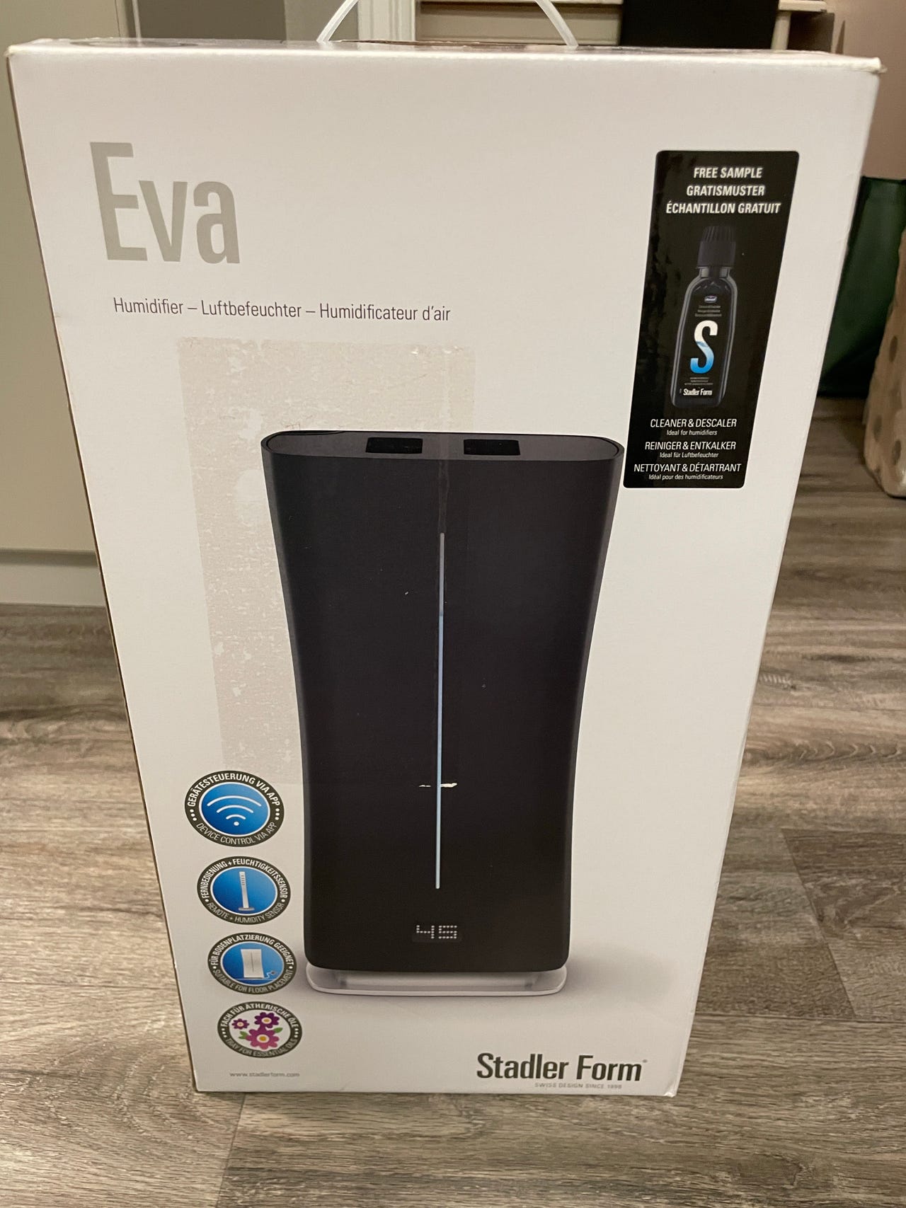 Stadler Form Eva luftfukter/renser svart | FINN-torget