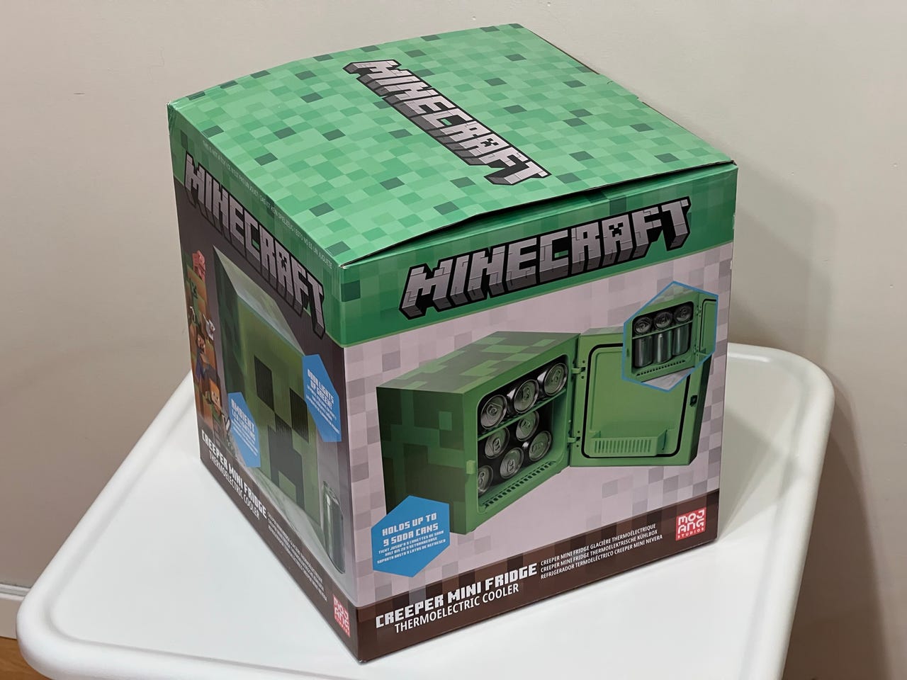 UKON!C - MINECRAFT, CREEPER BLOCK- MINI FRIDGE 6.7L | 220-240V / 12V ...