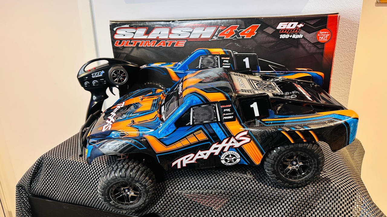 Traxxas Slash 4WD Ultimate TSM TQi RTR Orange | FINN-torget