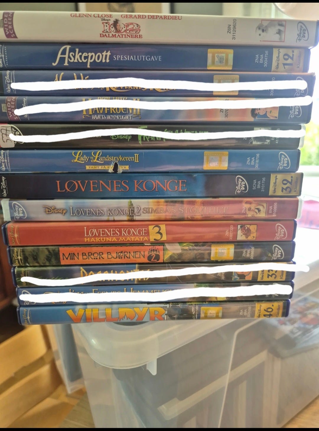 28 filmer selges hovedsak enkeltvis (DVD) | FINN-torget