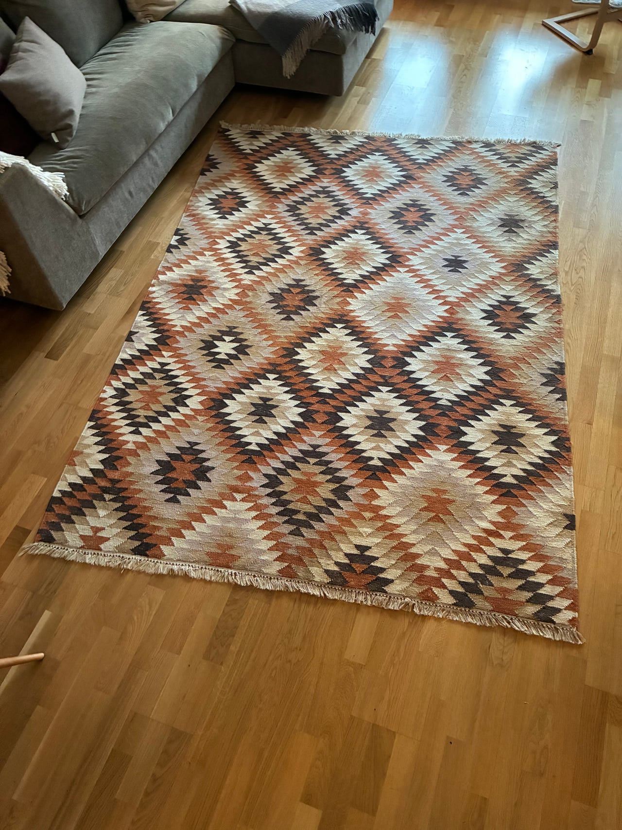 Kelim teppe stor 240x 167 cm | FINN-torget