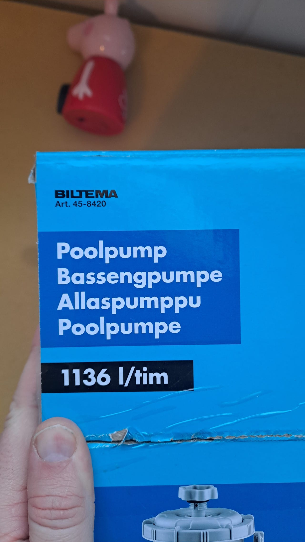 Biltema Poolpumpe 1136 l/tim | FINN-torget