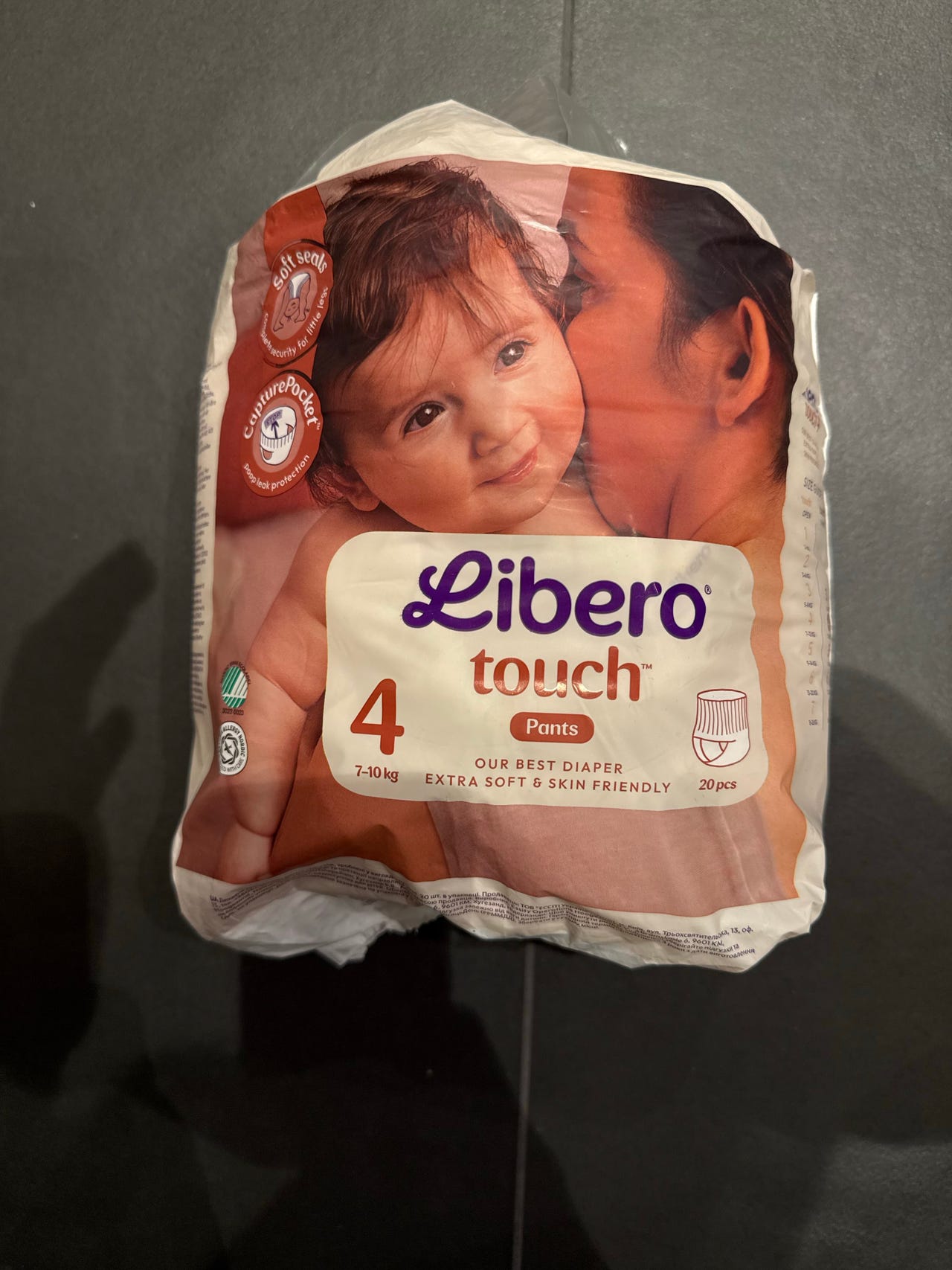 Libero Touch Bleier størrelse 4 up and go | FINN-torget