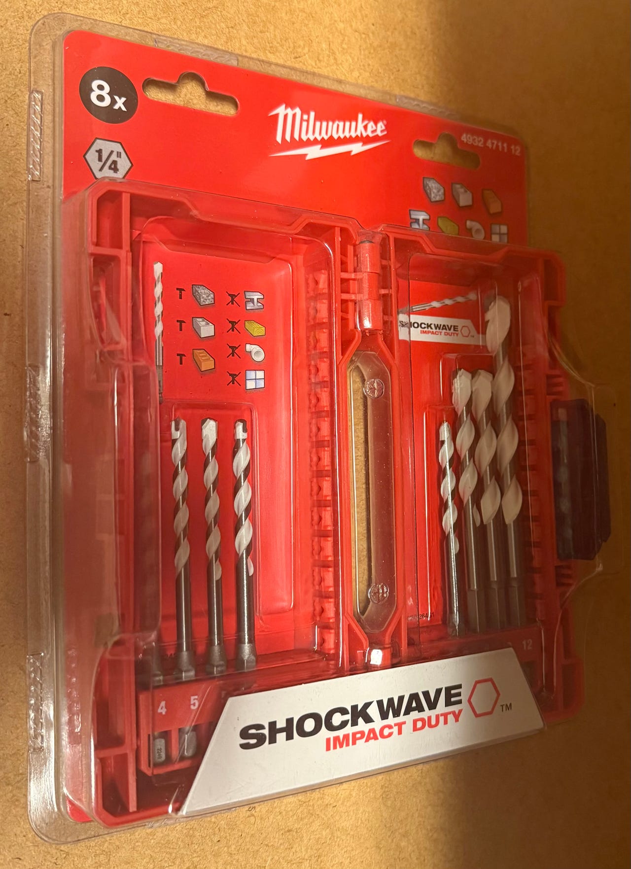 Milwaukee Shock wave 8stk murbor | FINN-torget