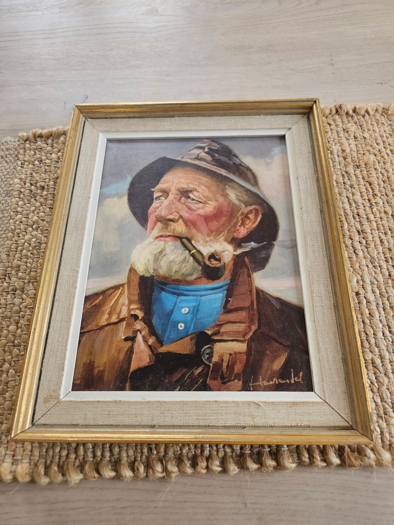 Fiskargubben / Fiskeren / - Maleri | FINN-torget