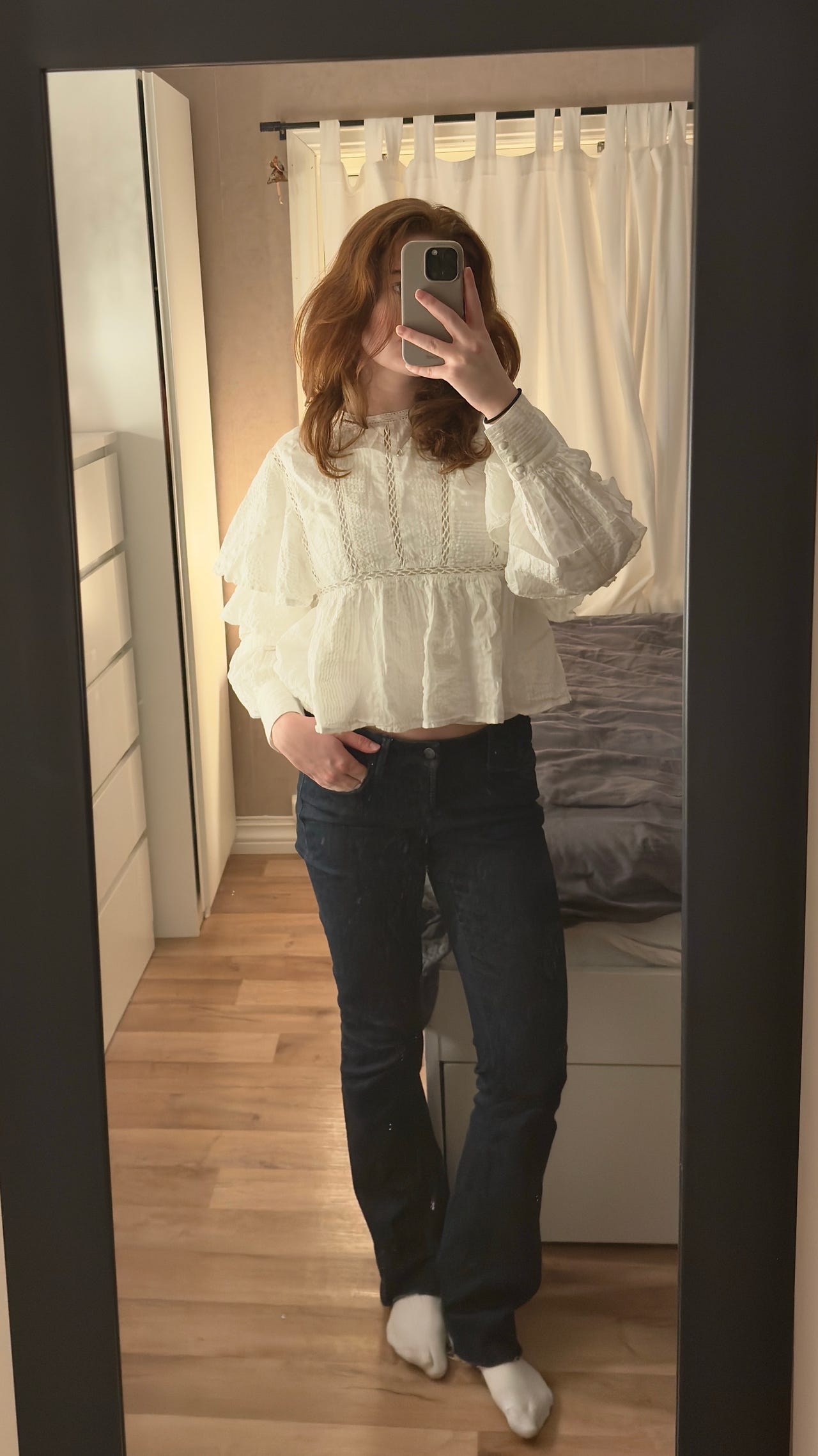 YAS Bluse Hvit S Bomull | FINN-torget