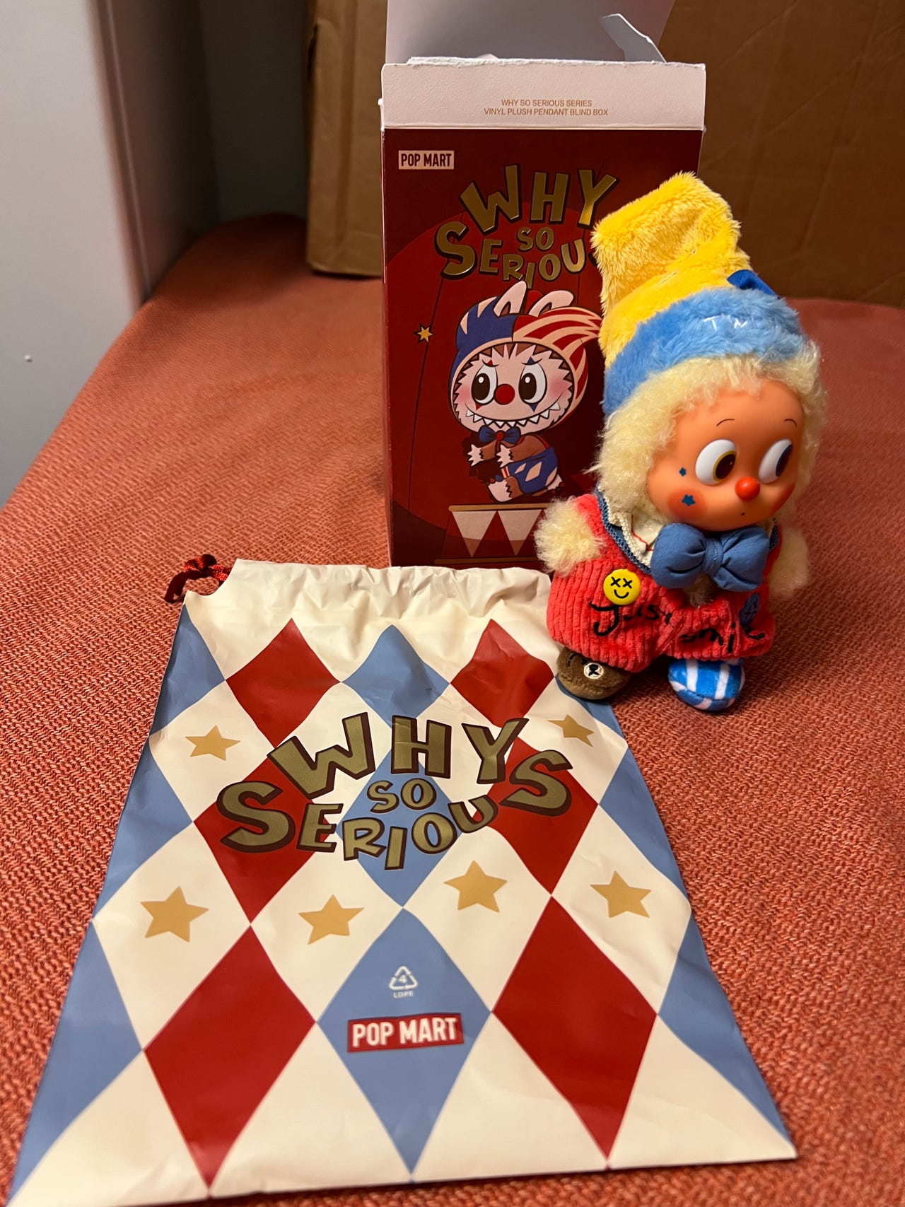 Ekte Labubu why so serious rainbow jelly bean | FINN-torget