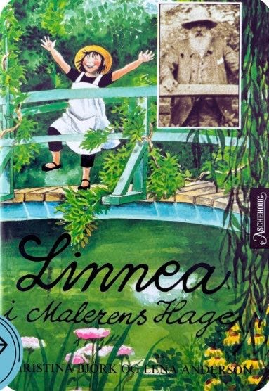 Linnea i Malerens hage. Barnebøker Lena Anderson, Christina Björk ...