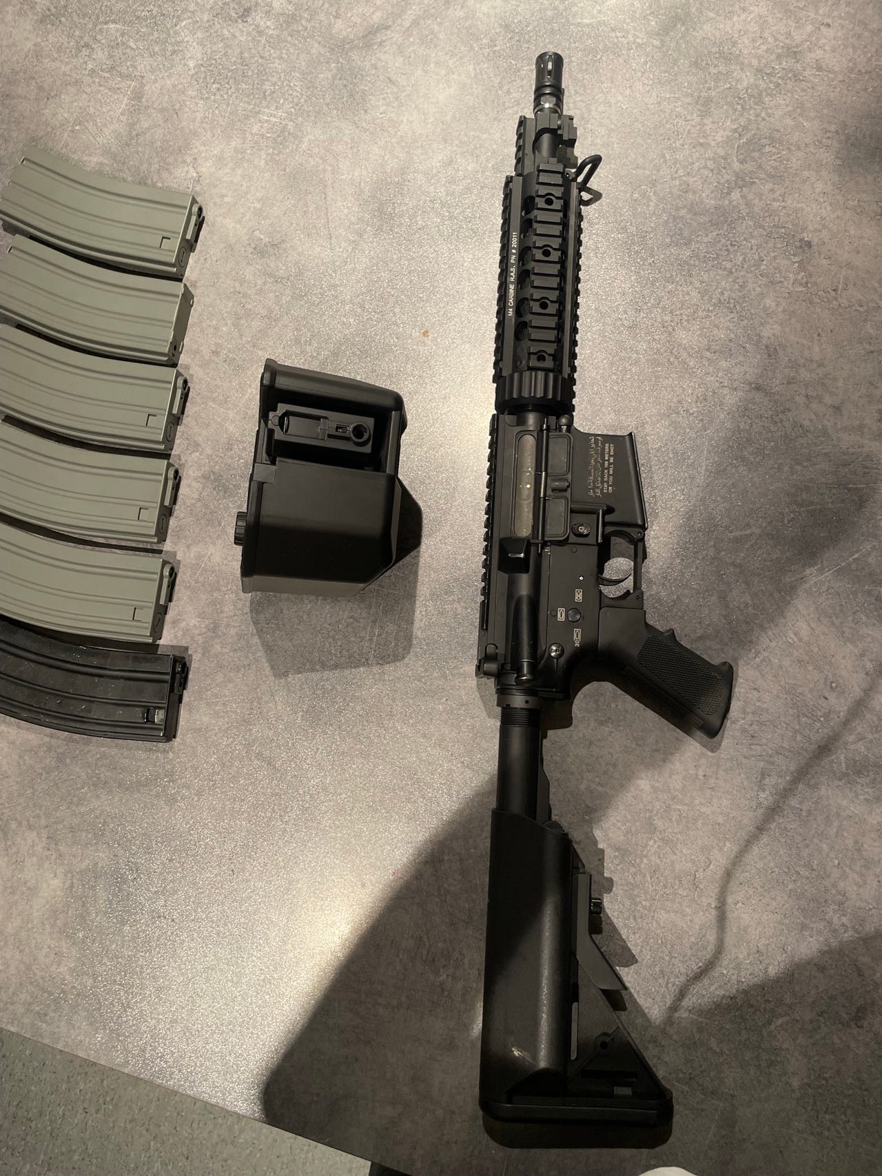 Softgun rifle (M4) med magasin | FINN-torget