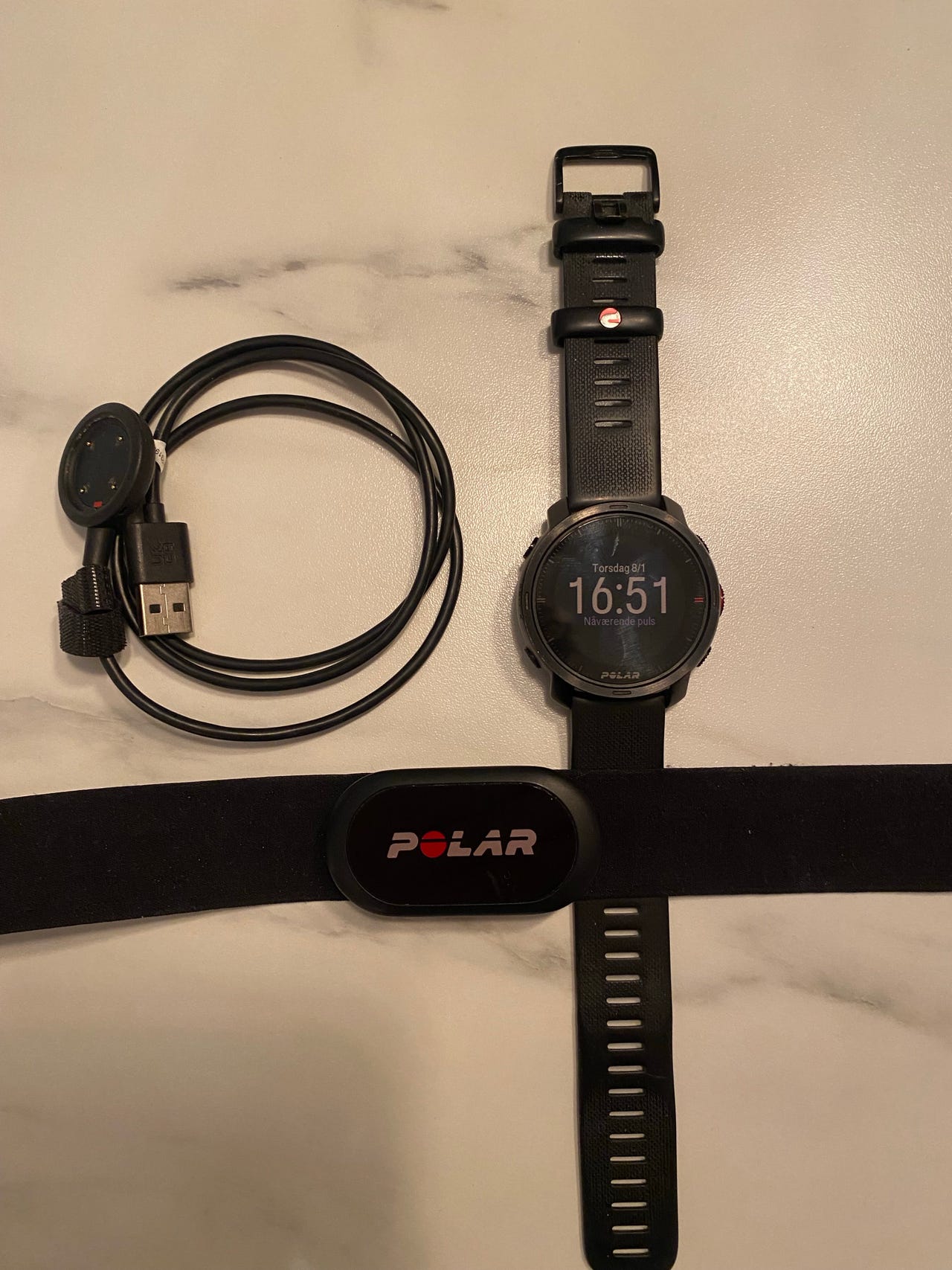 Polar Grit X med lader og pulsbelte | FINN-torget