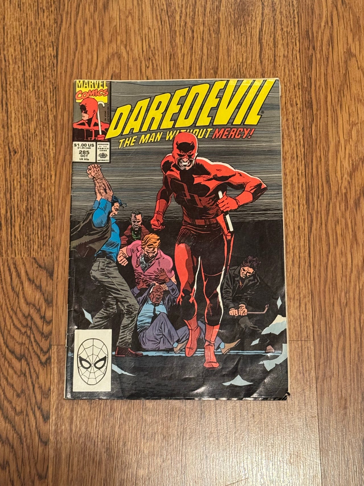 Marvel Comics: Daredevil #285 (1990) "The Man Without Mercy ...