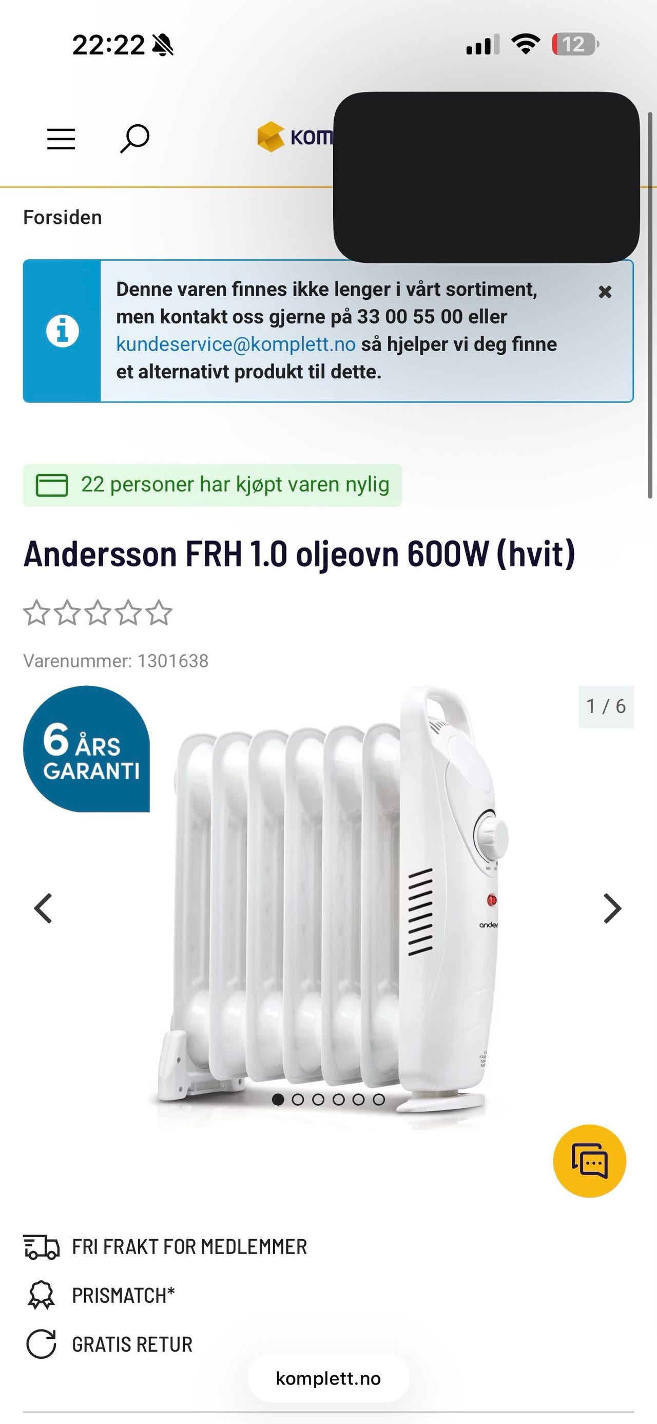 Helt ny Oljeovn HALV PRIS | FINN-torget