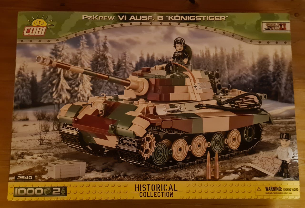 Cobi 2540 - PzKpfw VI AUSF. B "Königstiger" - Ny/Innpakket - Veldig ...