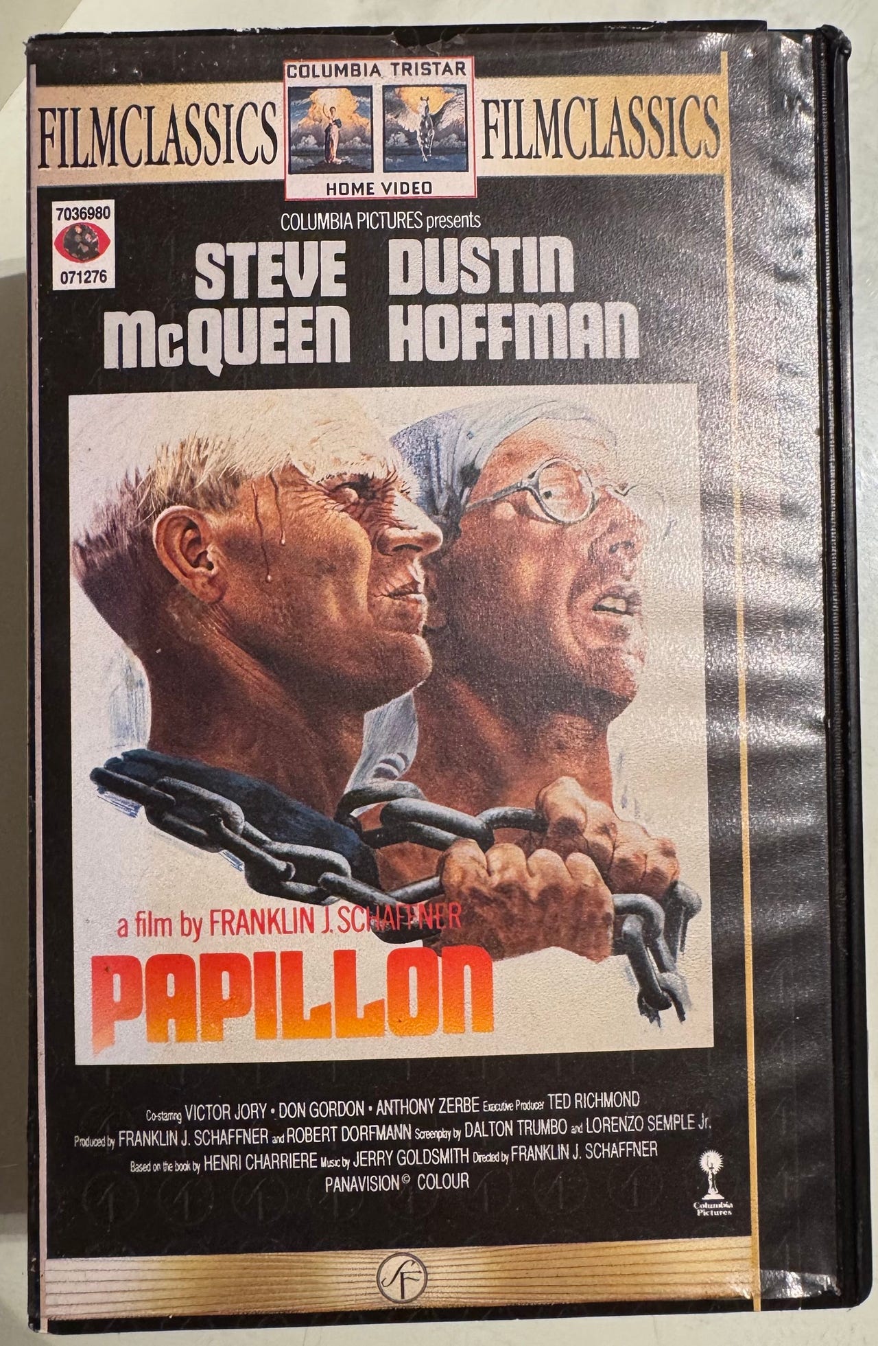 Papillon VHS-film vhs | FINN-torget