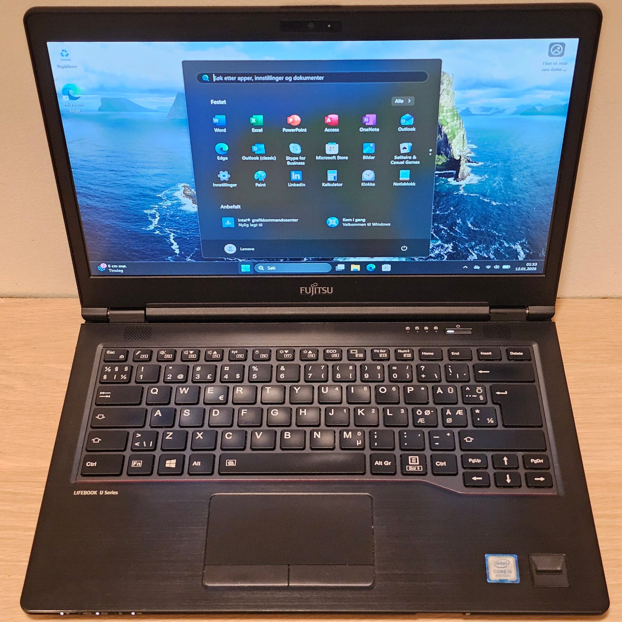 Fujitsu LifeBook U748 14" Windows 11 Pro 16Gb RAM 1Tb SSD | FINN-torget