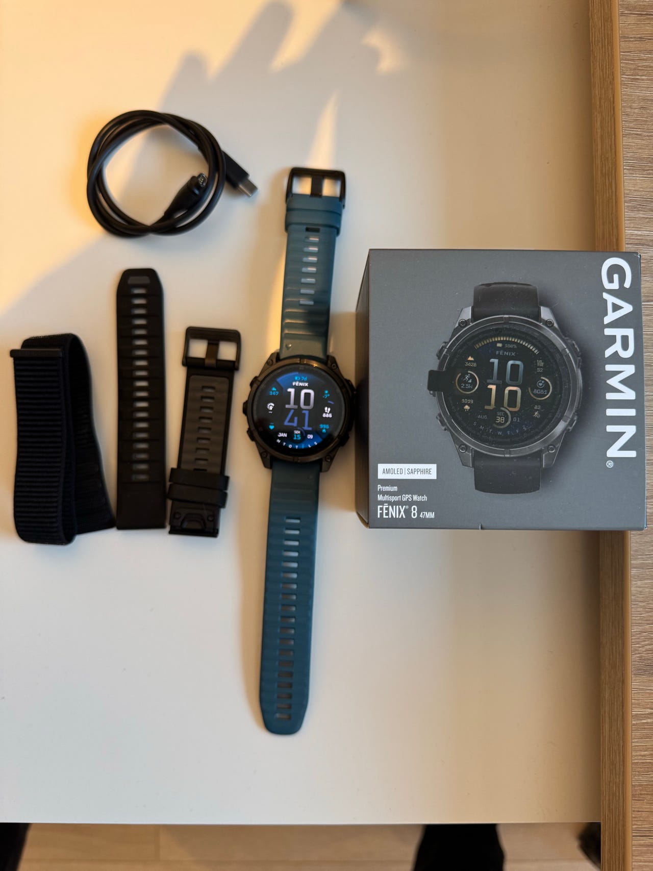 Garmin fenix 8 47mm Amoled Sapphire | FINN-torget