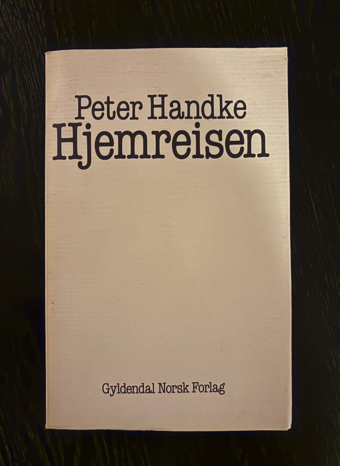 Peter Handke - Hjemreisen | FINN-torget