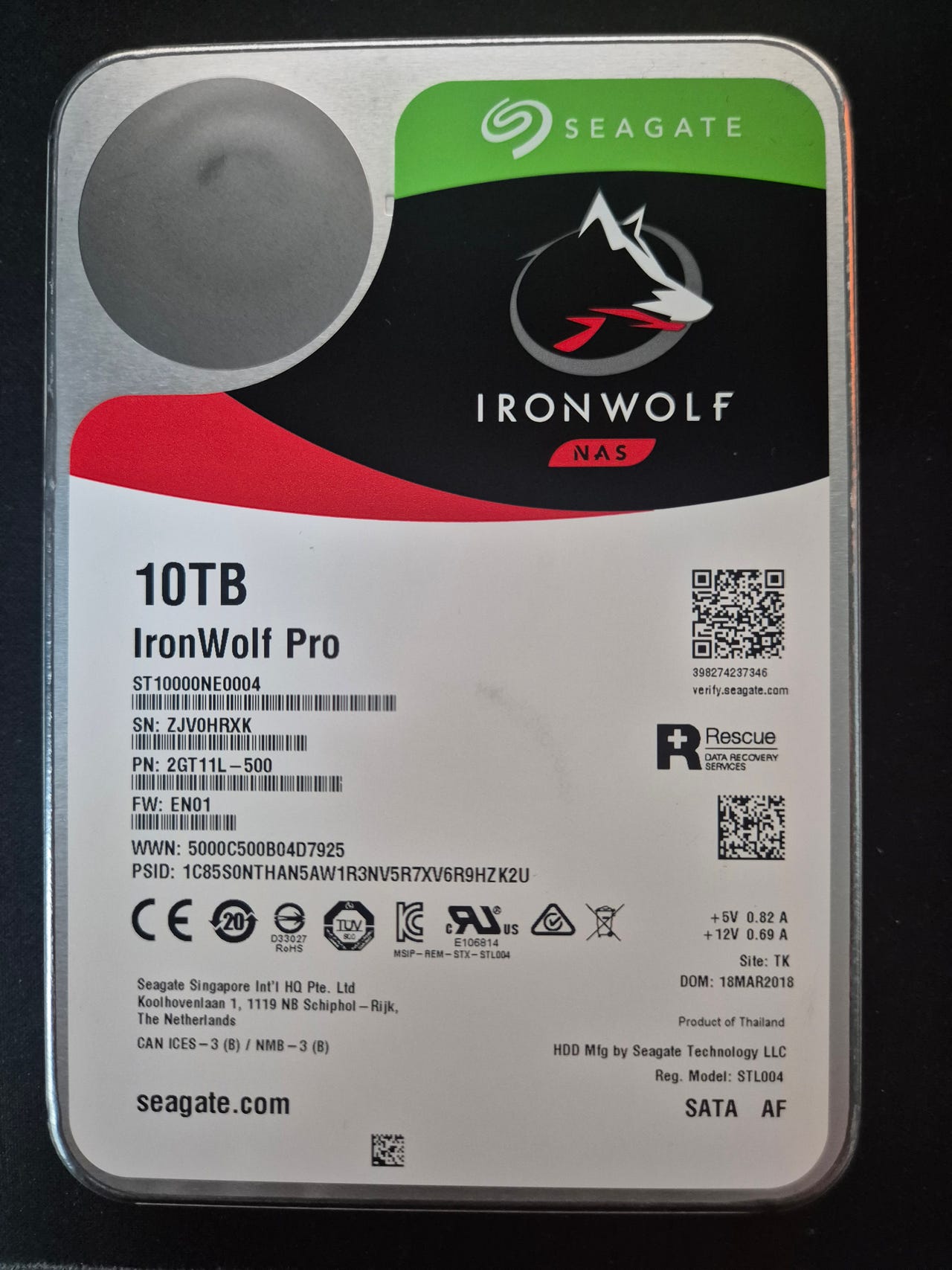 WD Red Pro 10TB 3.5" 7200r/min SATA 6.0 Gbit/s Harddisk | FINN-torget