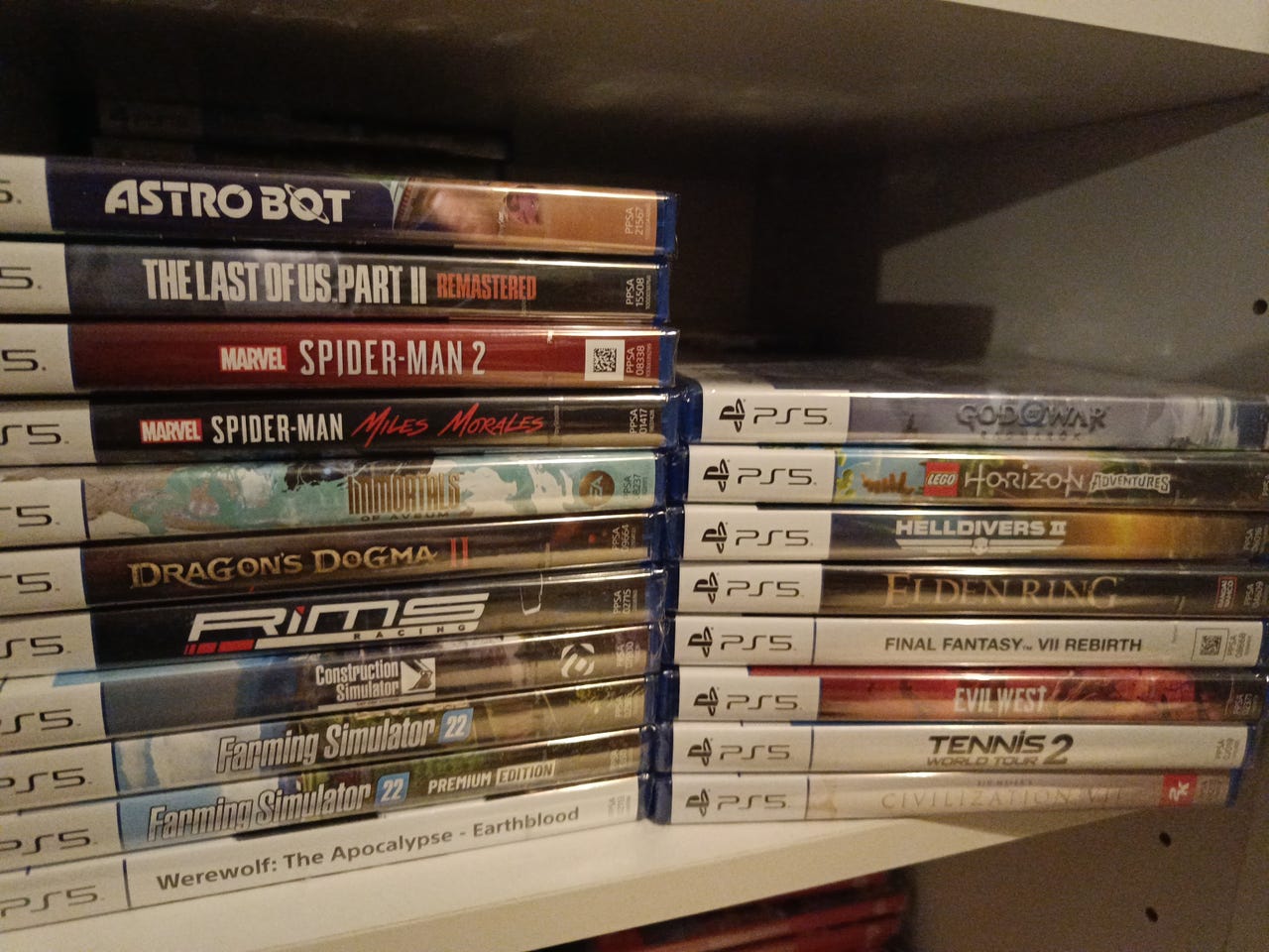 Skrotfot: 19 stk Playstation 5 Spill Ny/forseglet. | FINN-torget