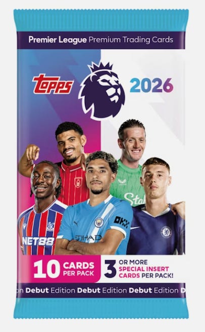 Topps Premier League 2026 fotballkort | FINN-torget