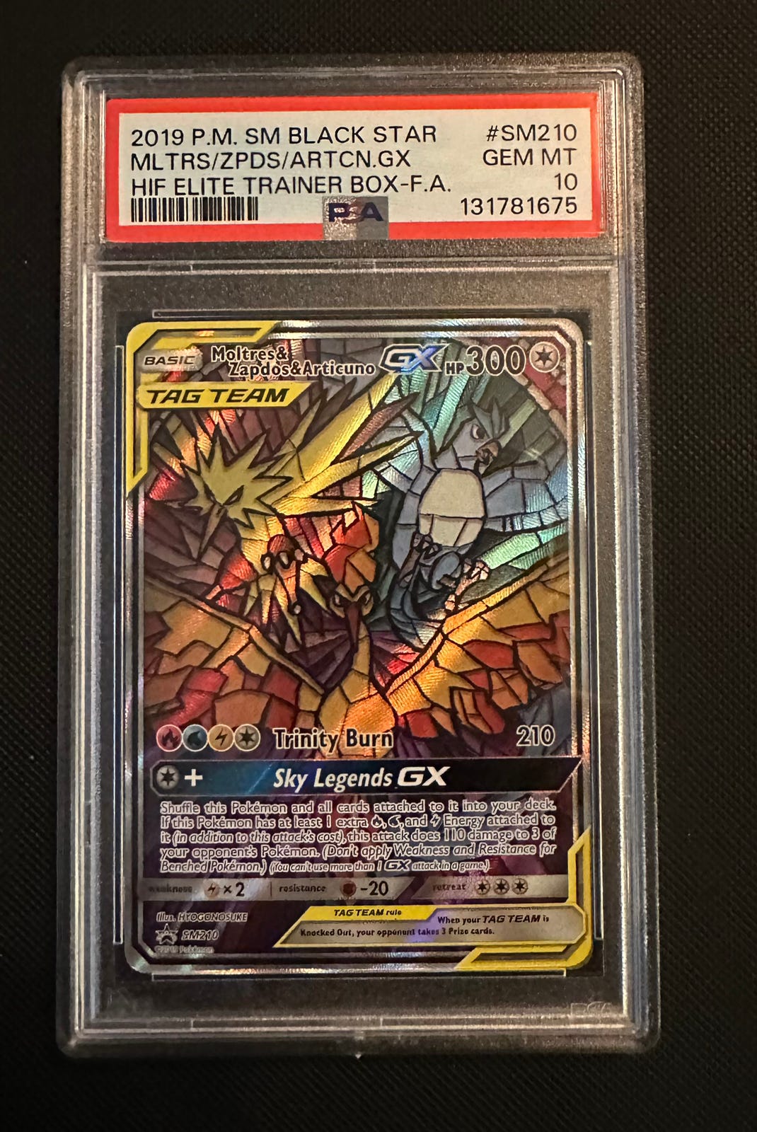Moltres & Zapdos & Articuno GX - PSA 10 - SM211 | FINN-torget