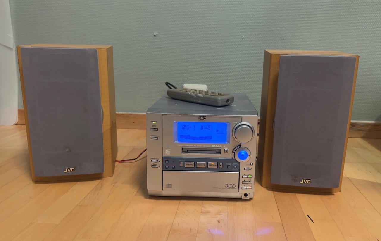 JVC minidisk steroanlegg søker nytt hjem! | FINN-torget