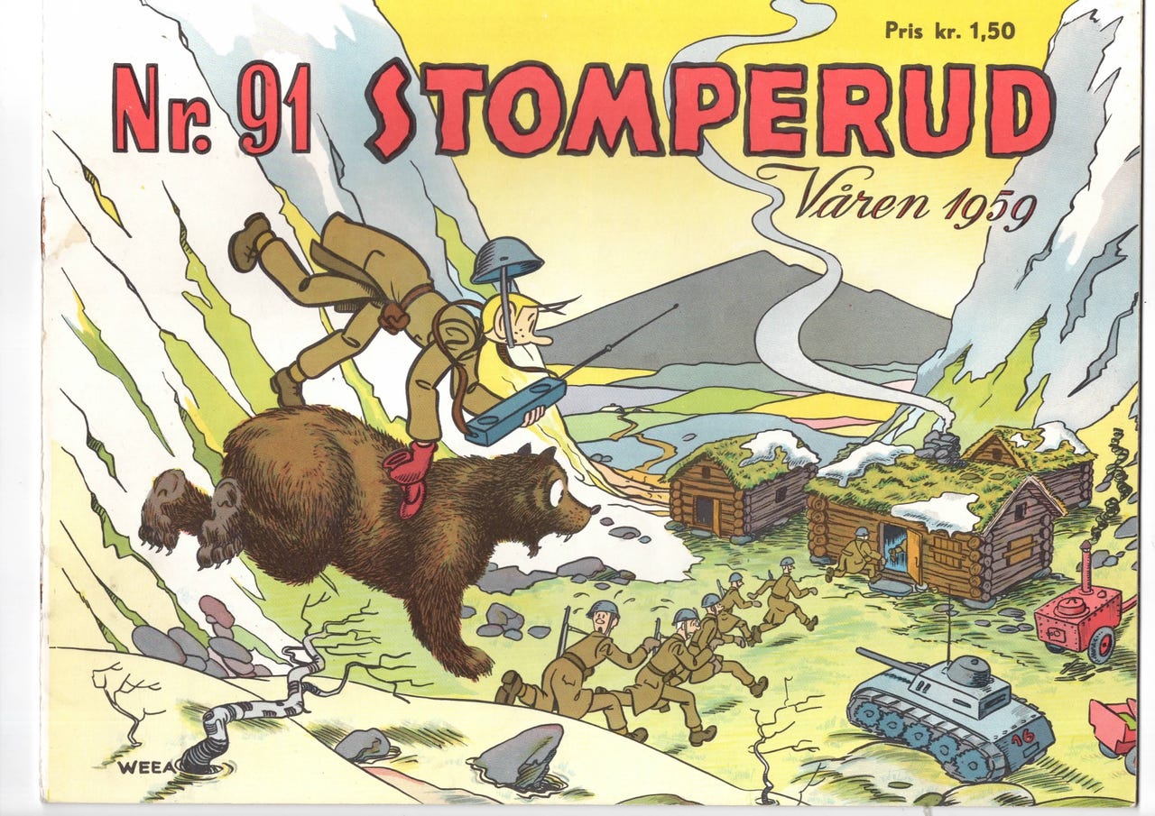 Nr. 91 Stomperud Tegneserie Våren 1959 | FINN-torget