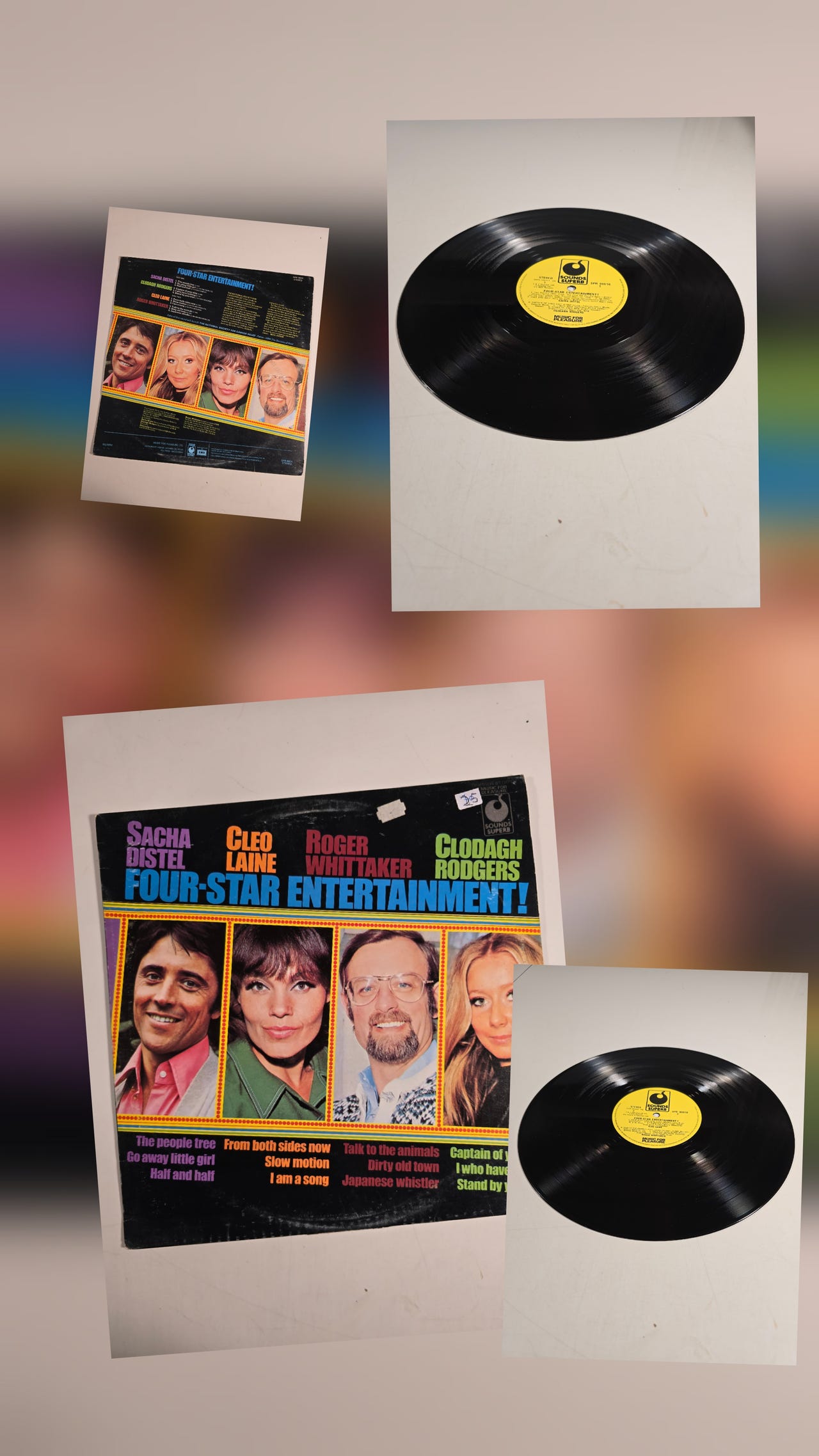 Sacha Distel / Cleo Laine / Roger Whittaker / Clodagh Rodgers – Four ...