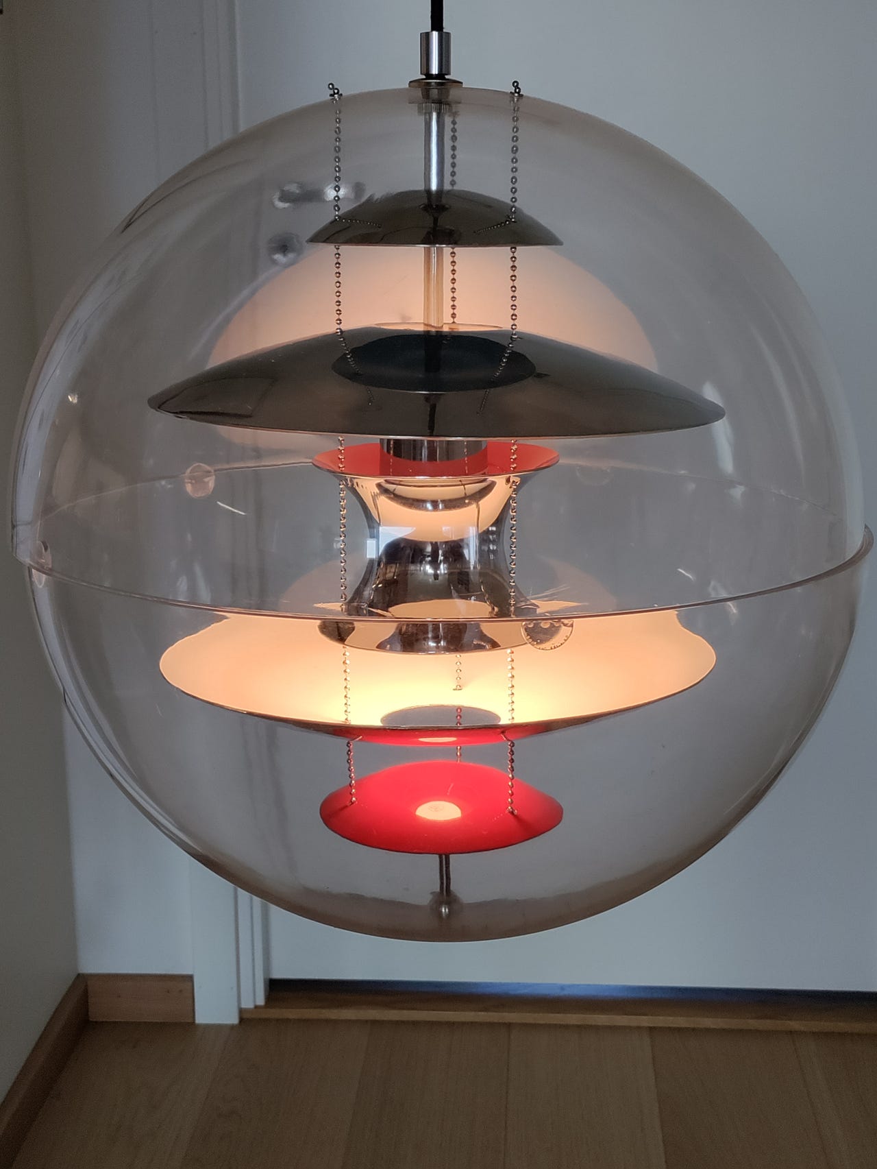 «Verner Panton Globe pendel». Ø 40 cm | FINN-torget