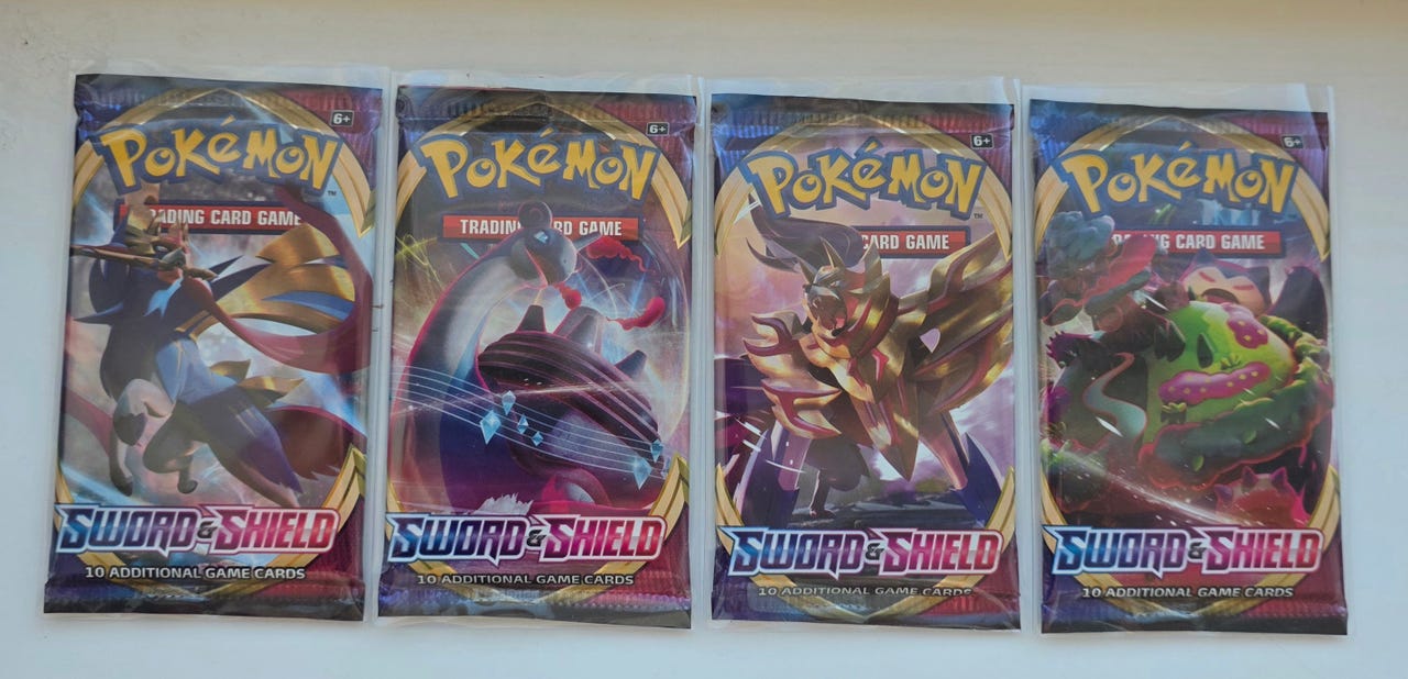 Sword & Shield Base Booster Packs Artset | FINN-torget