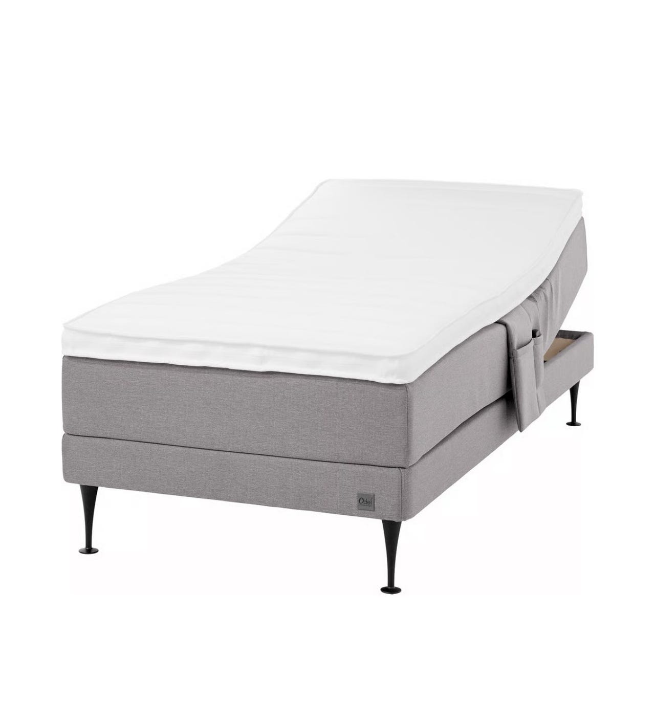 Odel Foss seng mørk grå 90x200 regulerbar med motor | FINN-torget