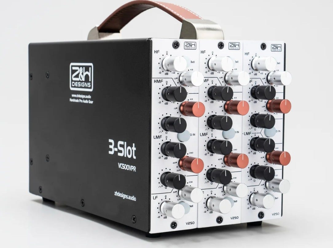 Z&H Designs (VC500VPR) 3-Slot 500 Series Power Rack | FINN-torget