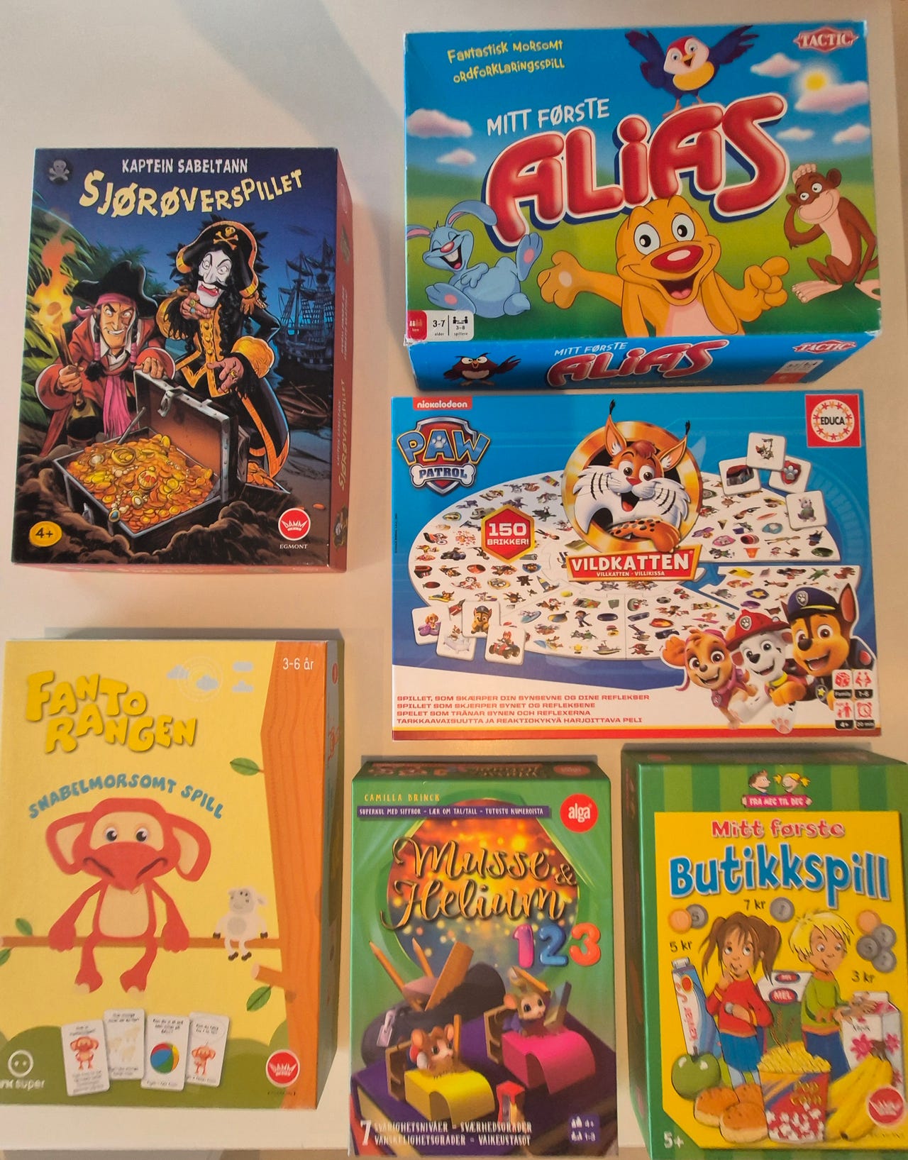 Diverse brettspill for de minste. | FINN-torget