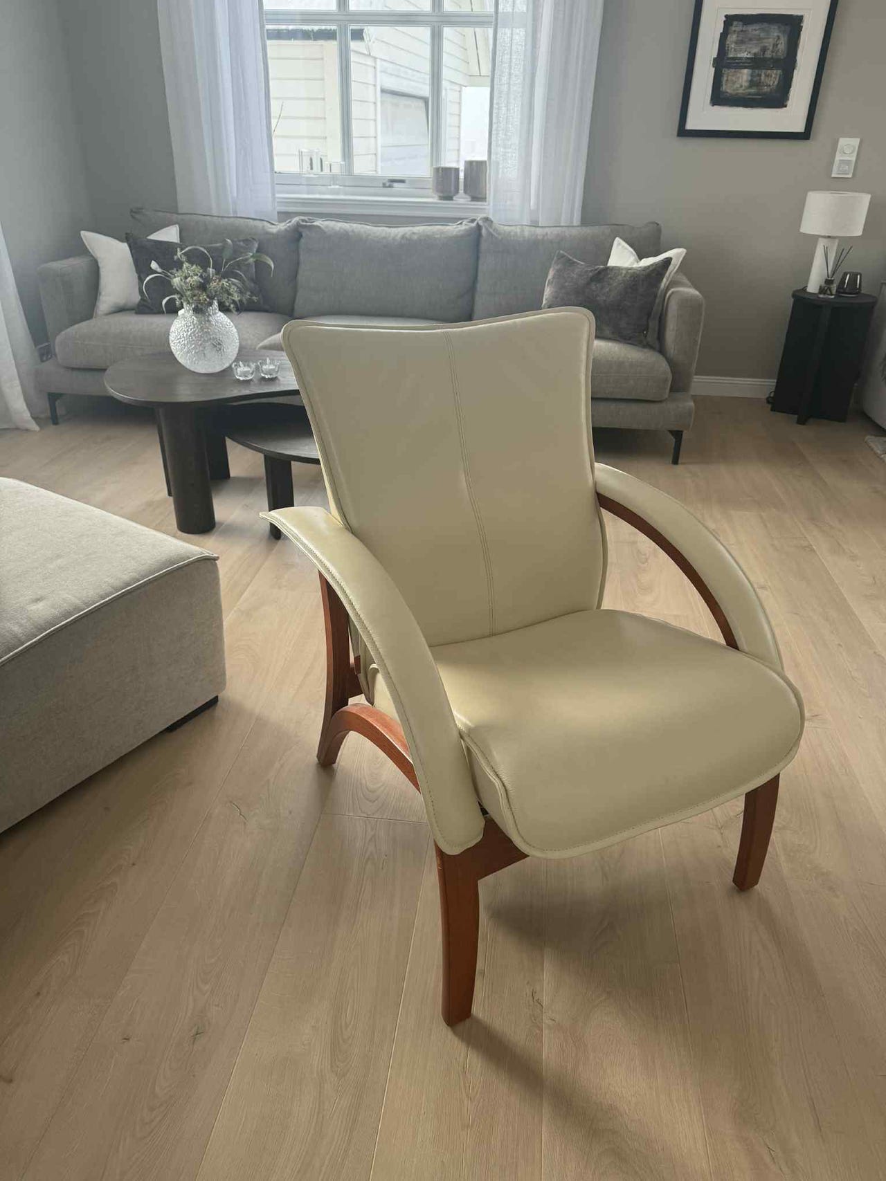2 stk Brunstad Delta lenestoler i skinn – norsk designklassiker | FINN ...