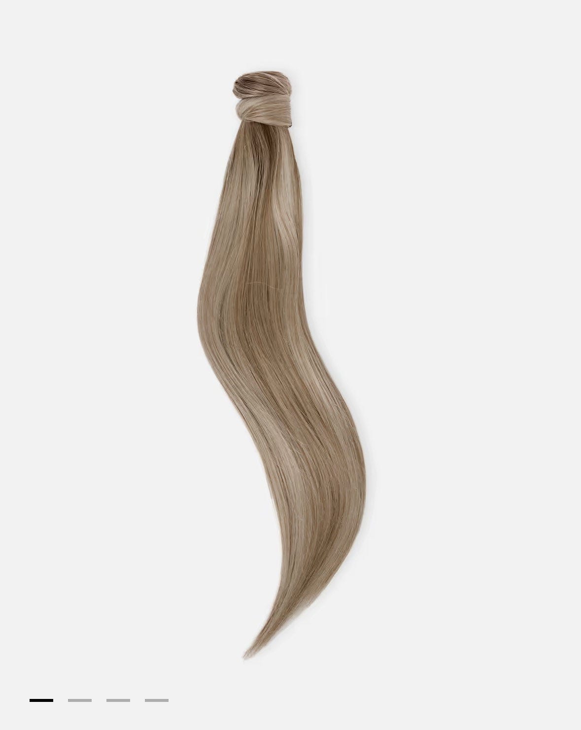 Ponytail Extensions light volume Brown Ash Blonde Balayge | FINN-torget