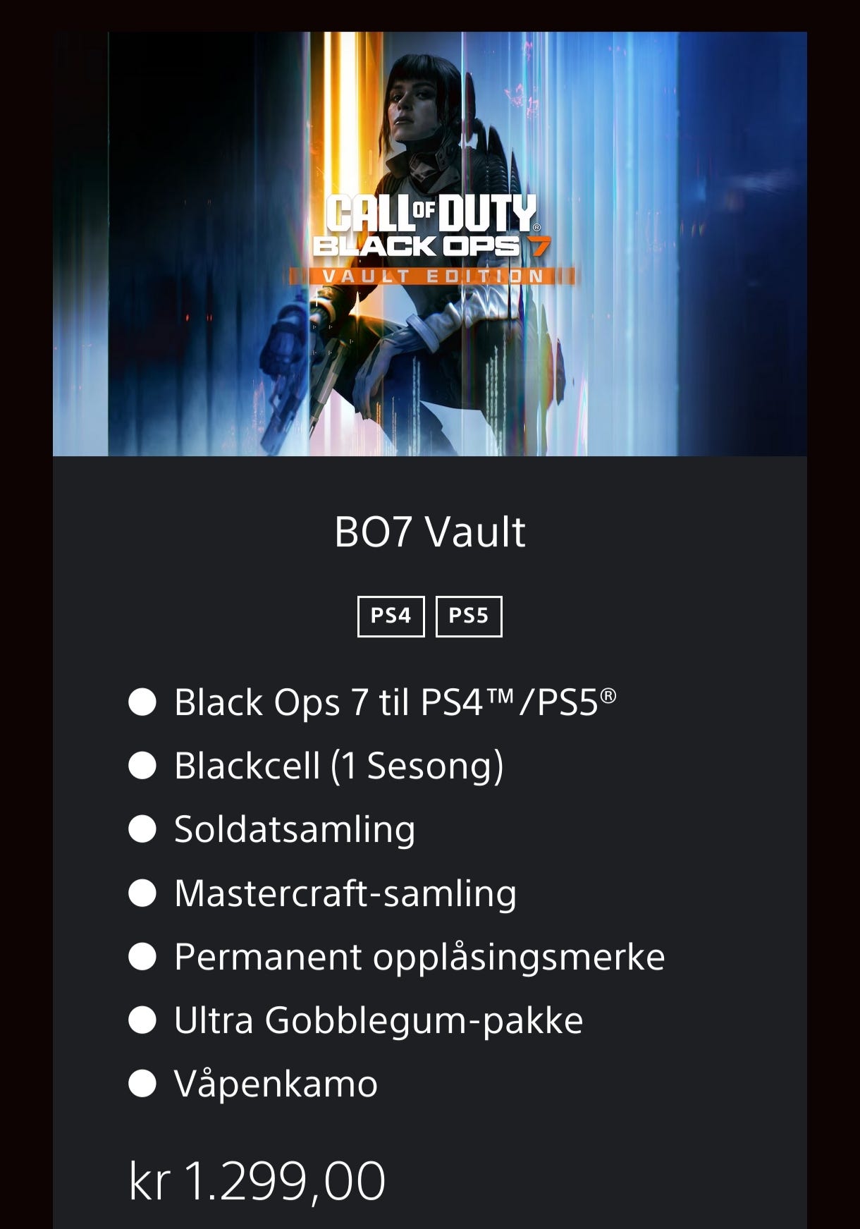 Call of Duty: Black Ops 7 – Vault Edition (PS5, EU) – digital kode ...