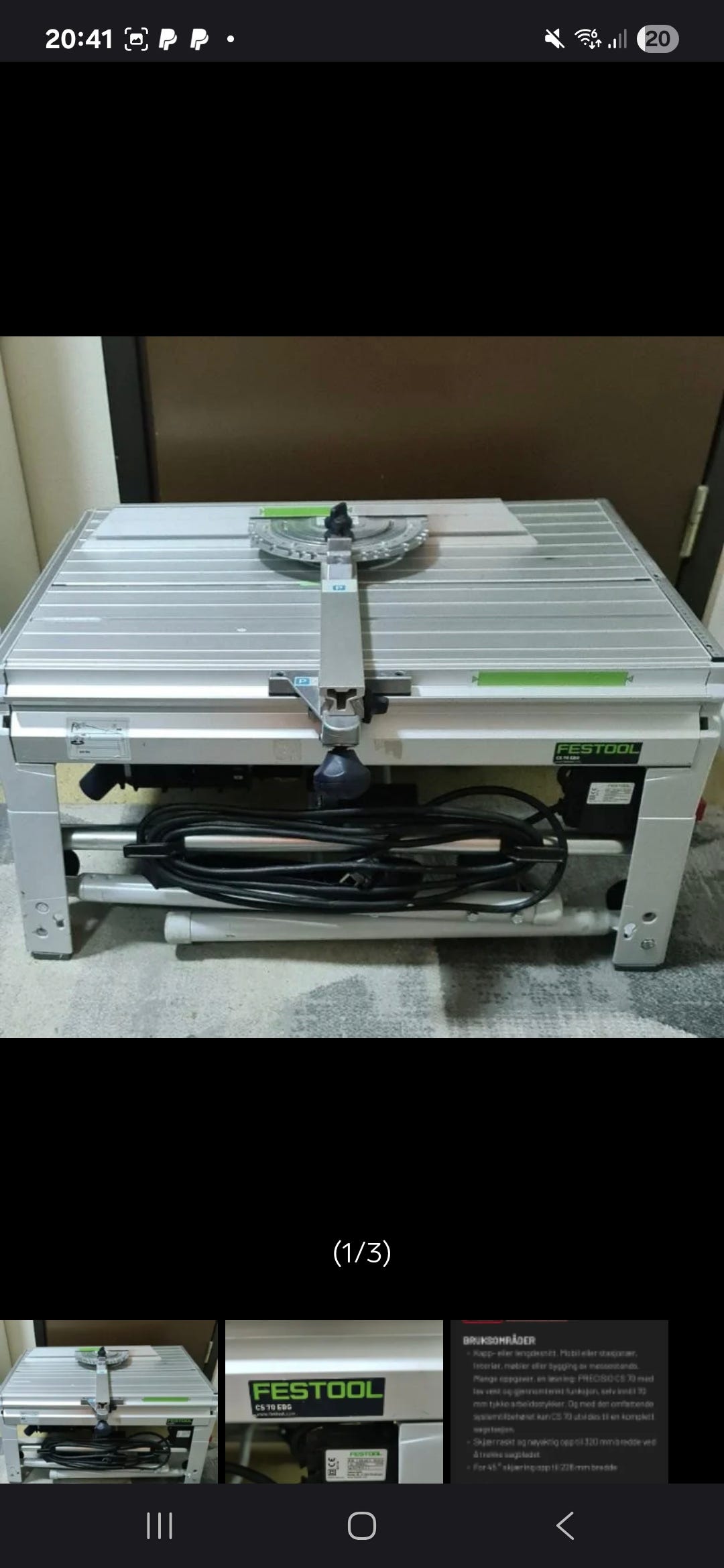 Festool CS 70 Ebg | FINN-torget