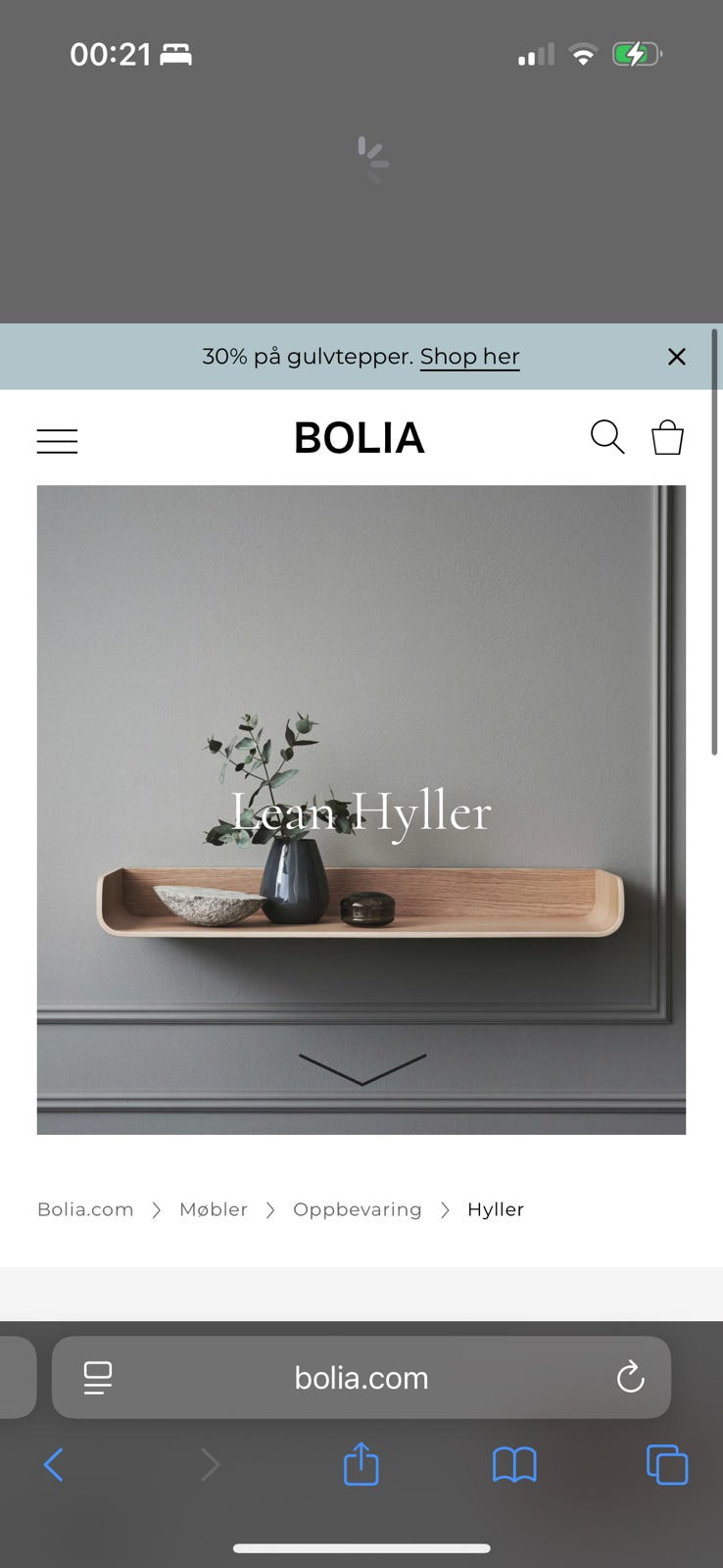 Bolia Lean hylle | FINN-torget