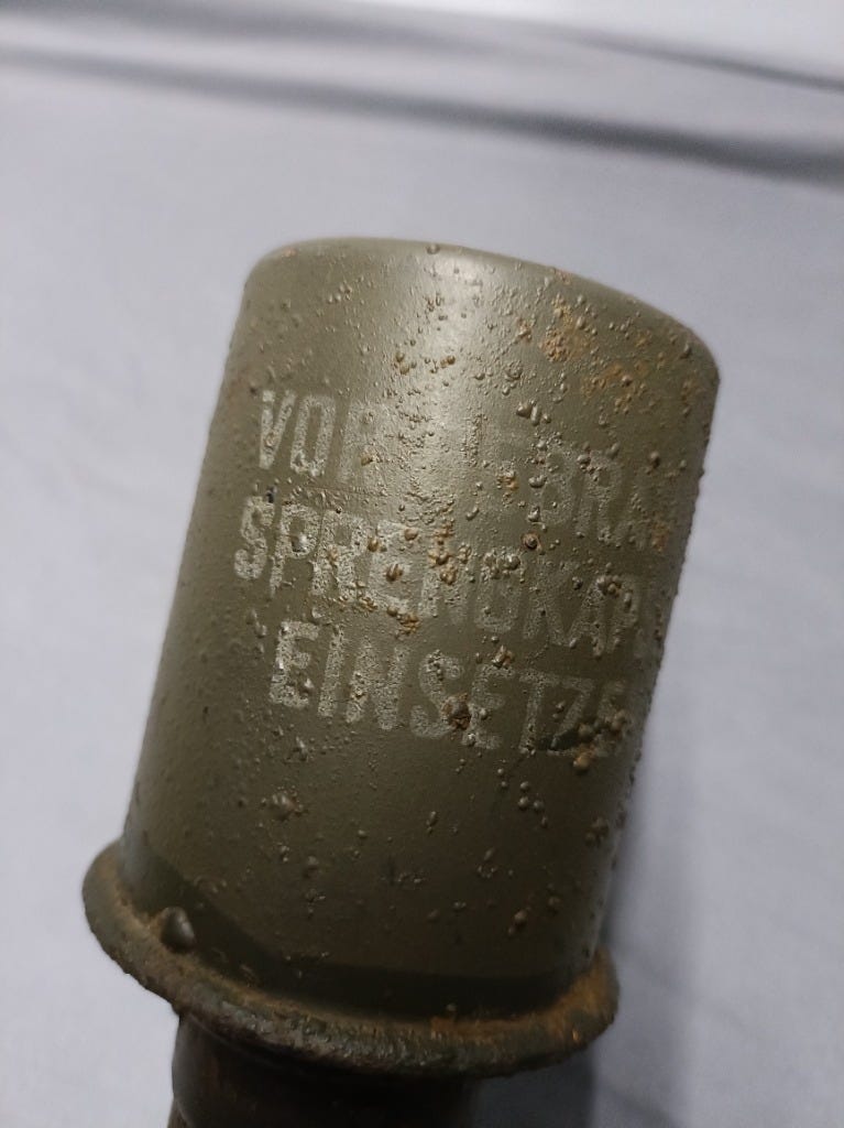 Ønskes kjøpt original hode fra den tyske Stielhandgranate M24. | FINN ...