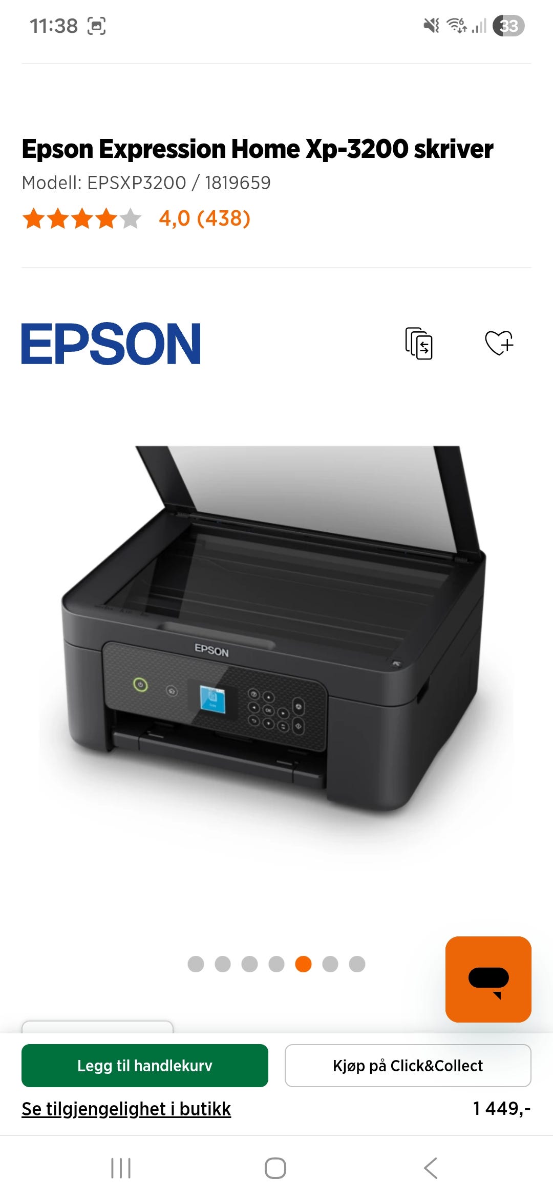 Epson Expression Home XP-3200 svart SKRIVER | FINN-torget