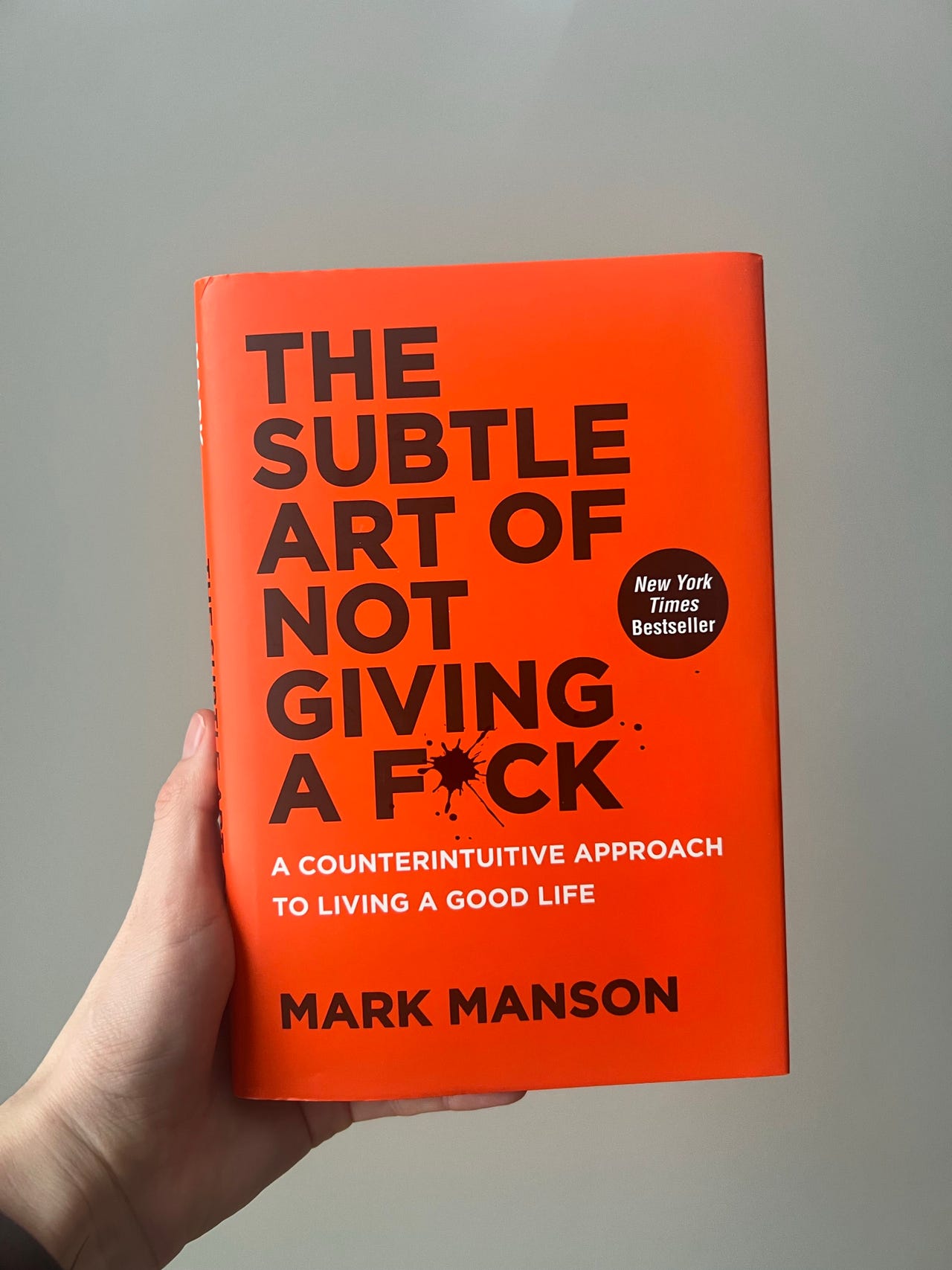 Mark Manson The Subtle Art of Not Giving a F*ck | FINN-torget