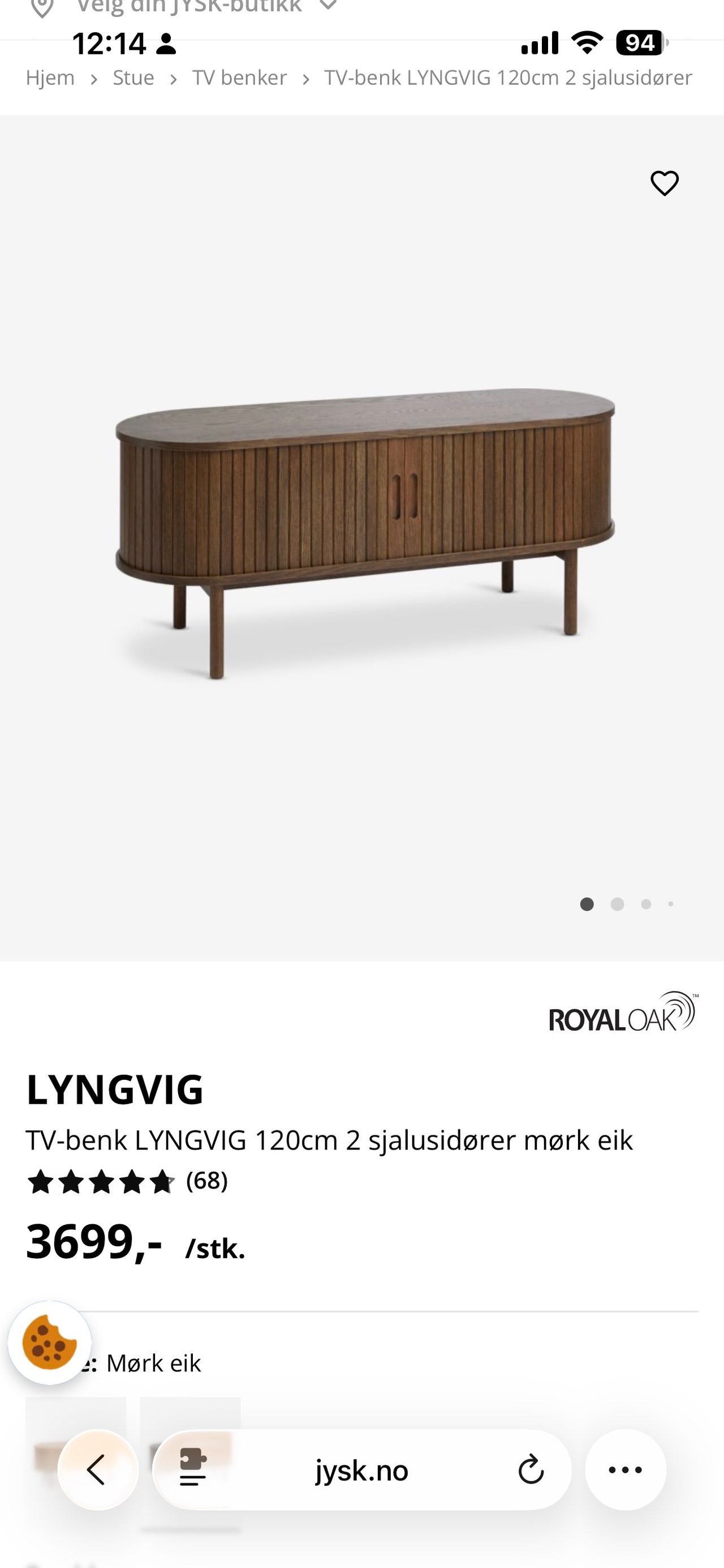 Lyngvig 120cm tv benk | FINN-torget