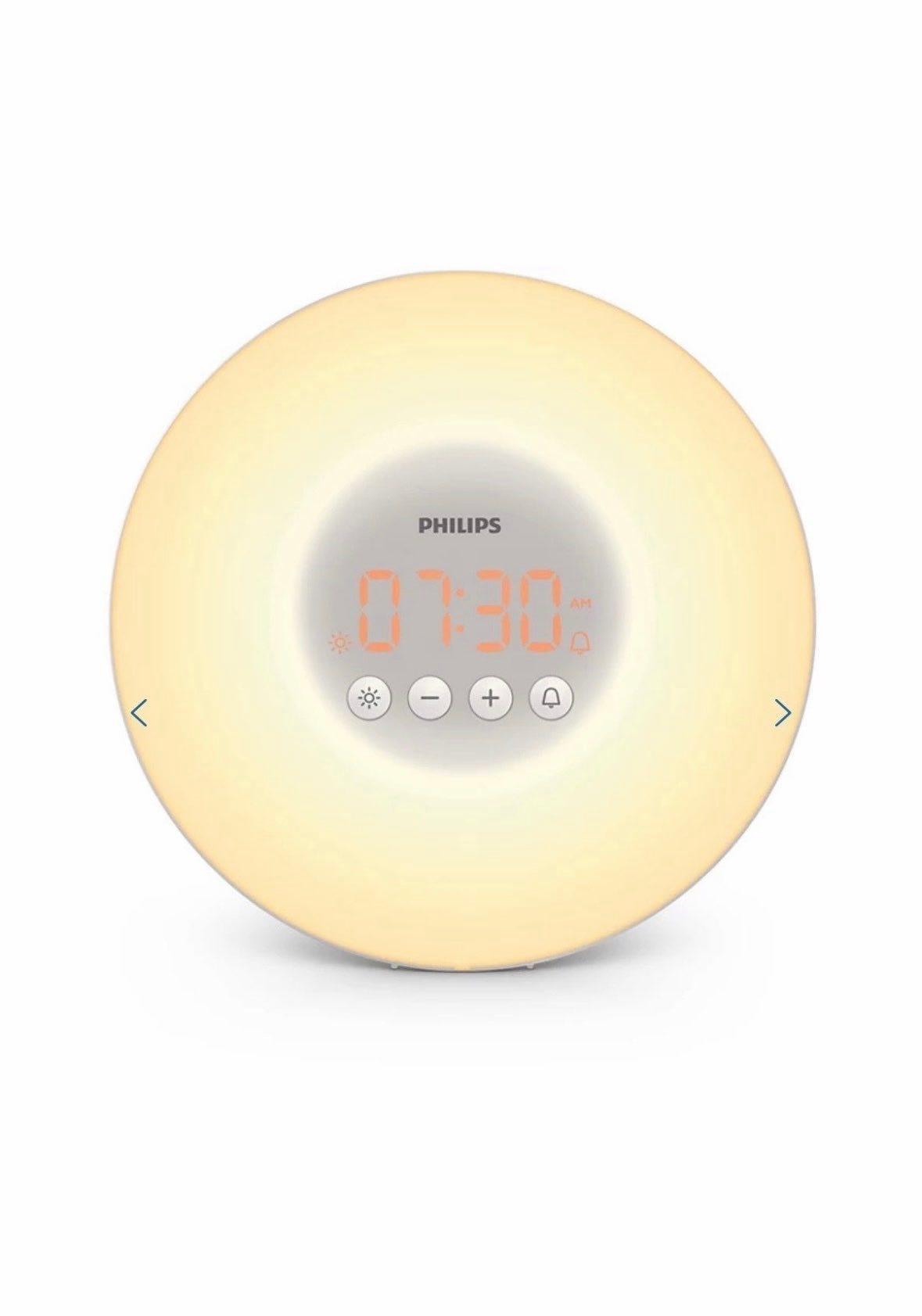 Philips Wake-up Light Vekkerklokke med lys og lyd | FINN-torget